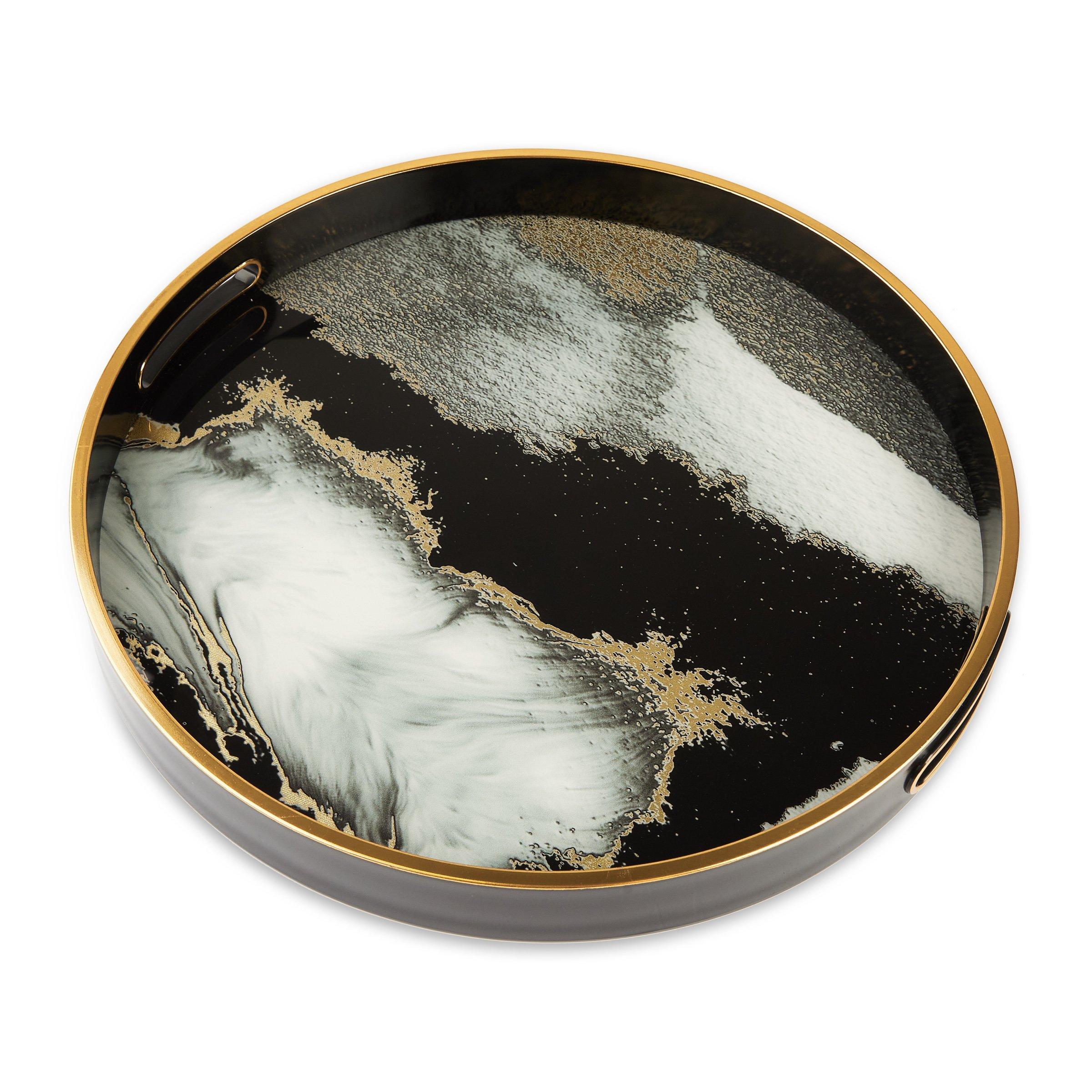 Black Cloud Tray 36cm (3182944) | Loads of Living