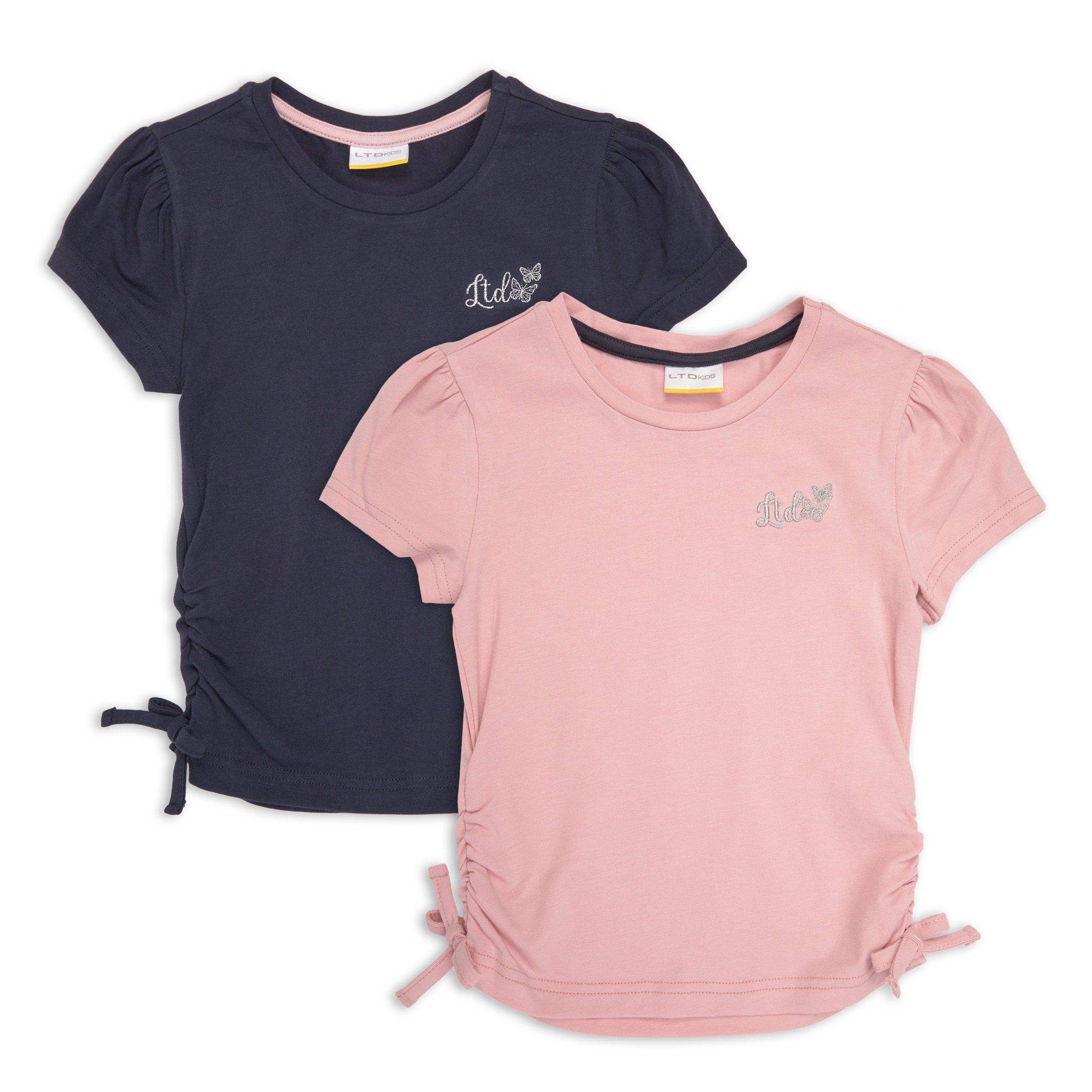 Kid Girls 2-pack T-shirts (3182948) | LTD Kids