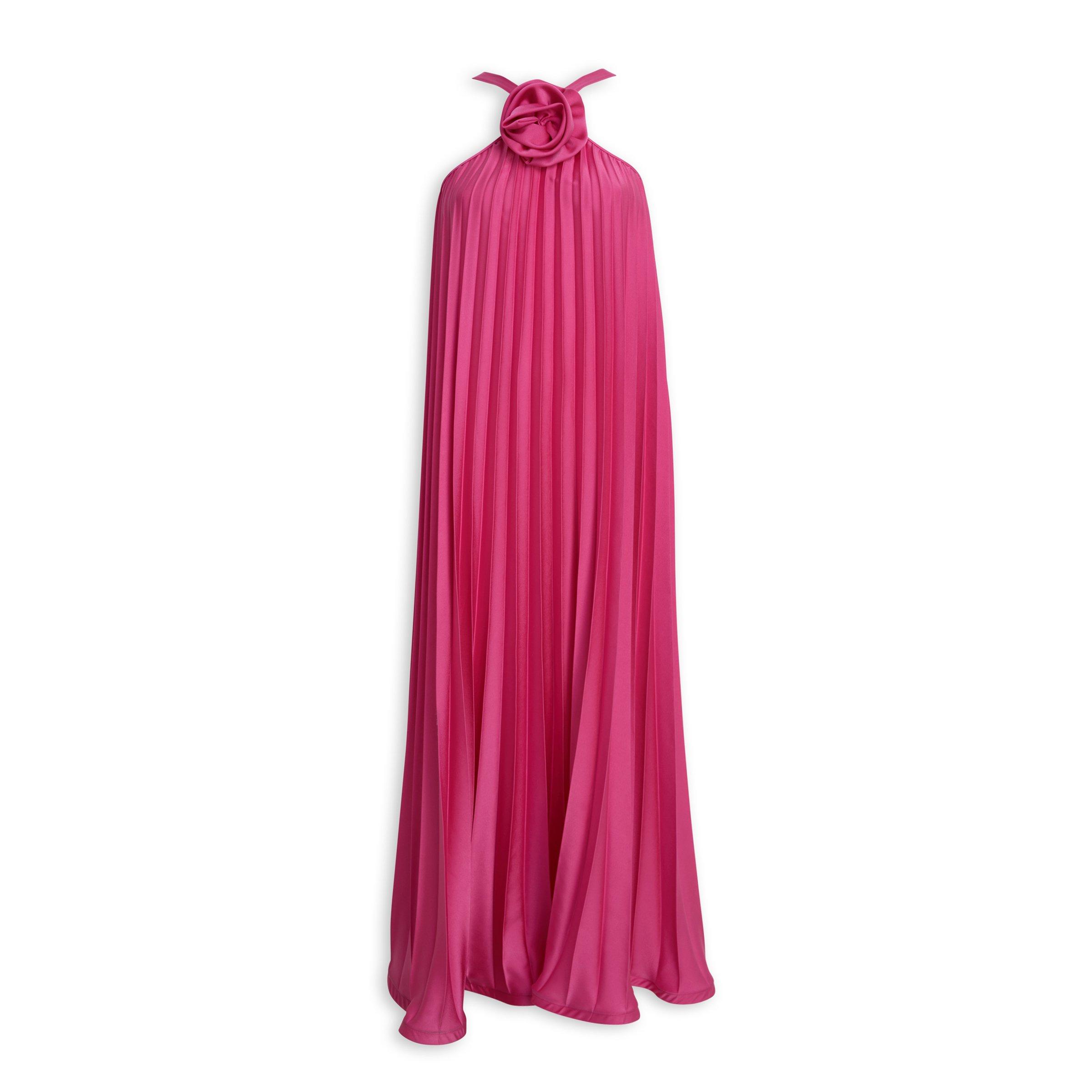 Pink Trapeze Pleated Dress (3183099) | Truworths