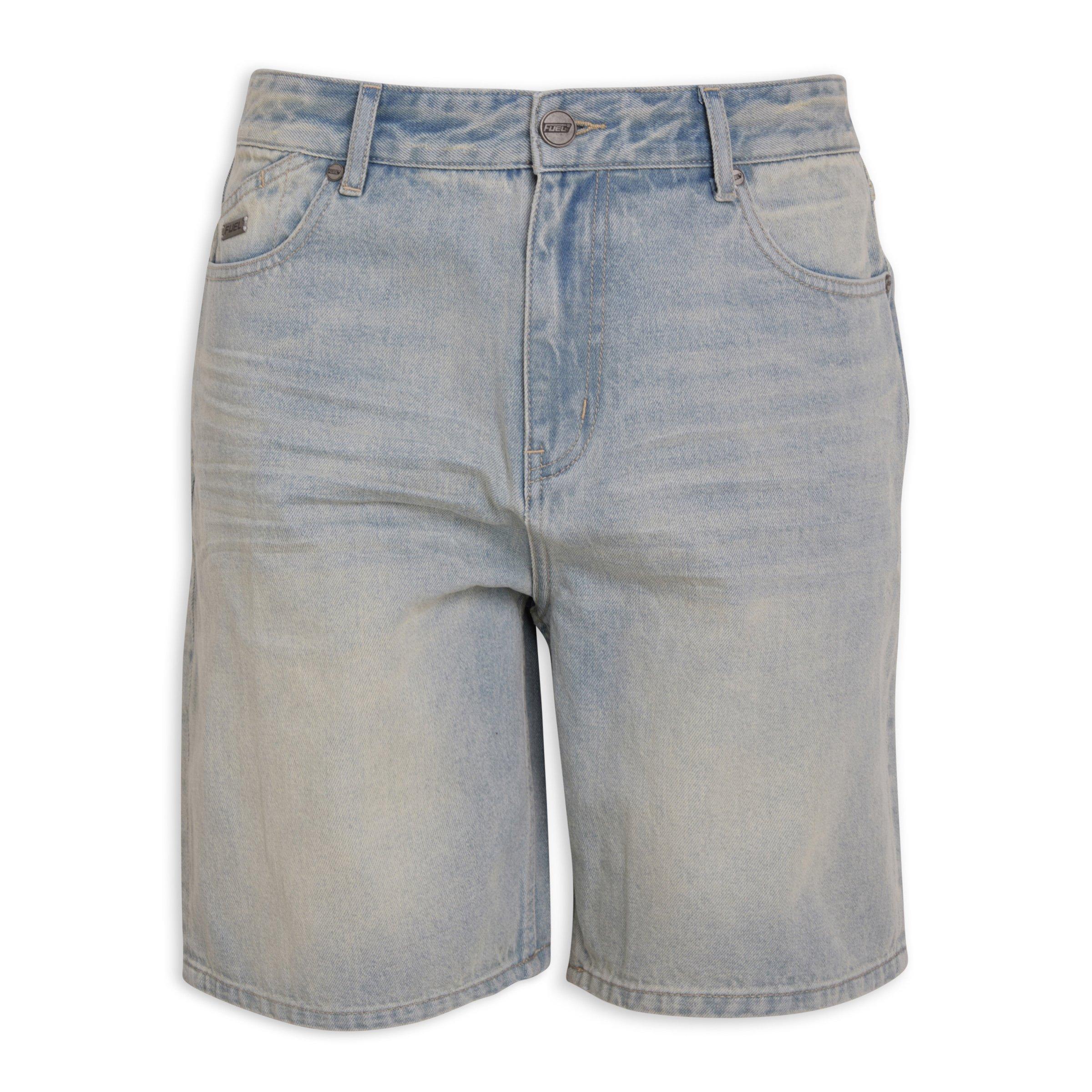 Indigo Washed Denim Shorts (3183235) | Fuel