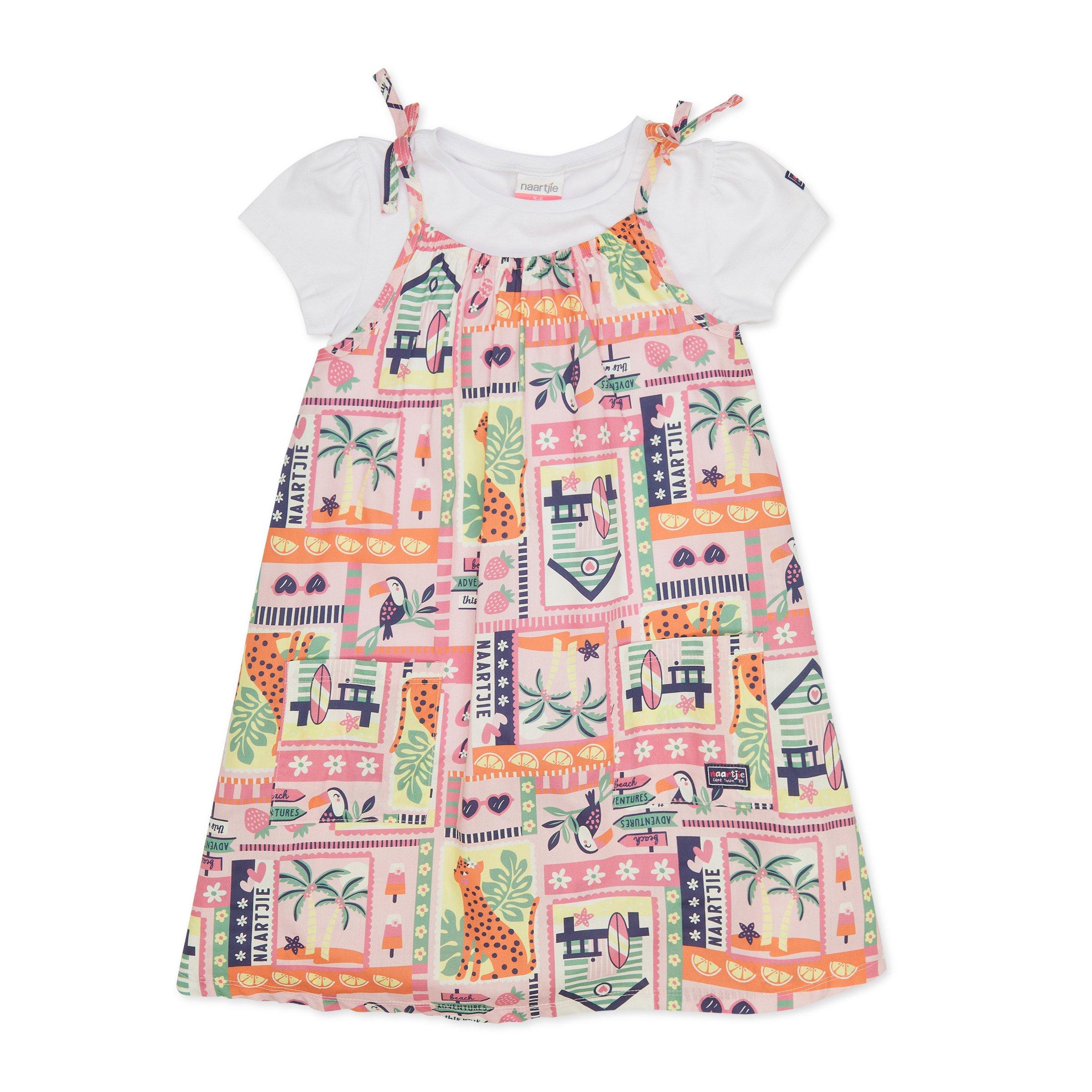 Kid Girls Printed Dress and T-shirt Set (3183277) | Naartjie