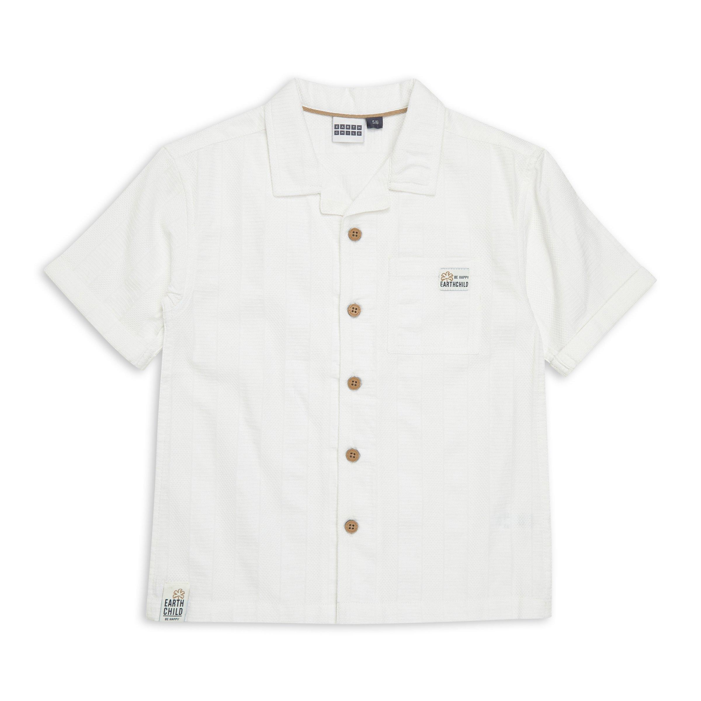 Kid Boys White Shirt (3183309) | Earthchild