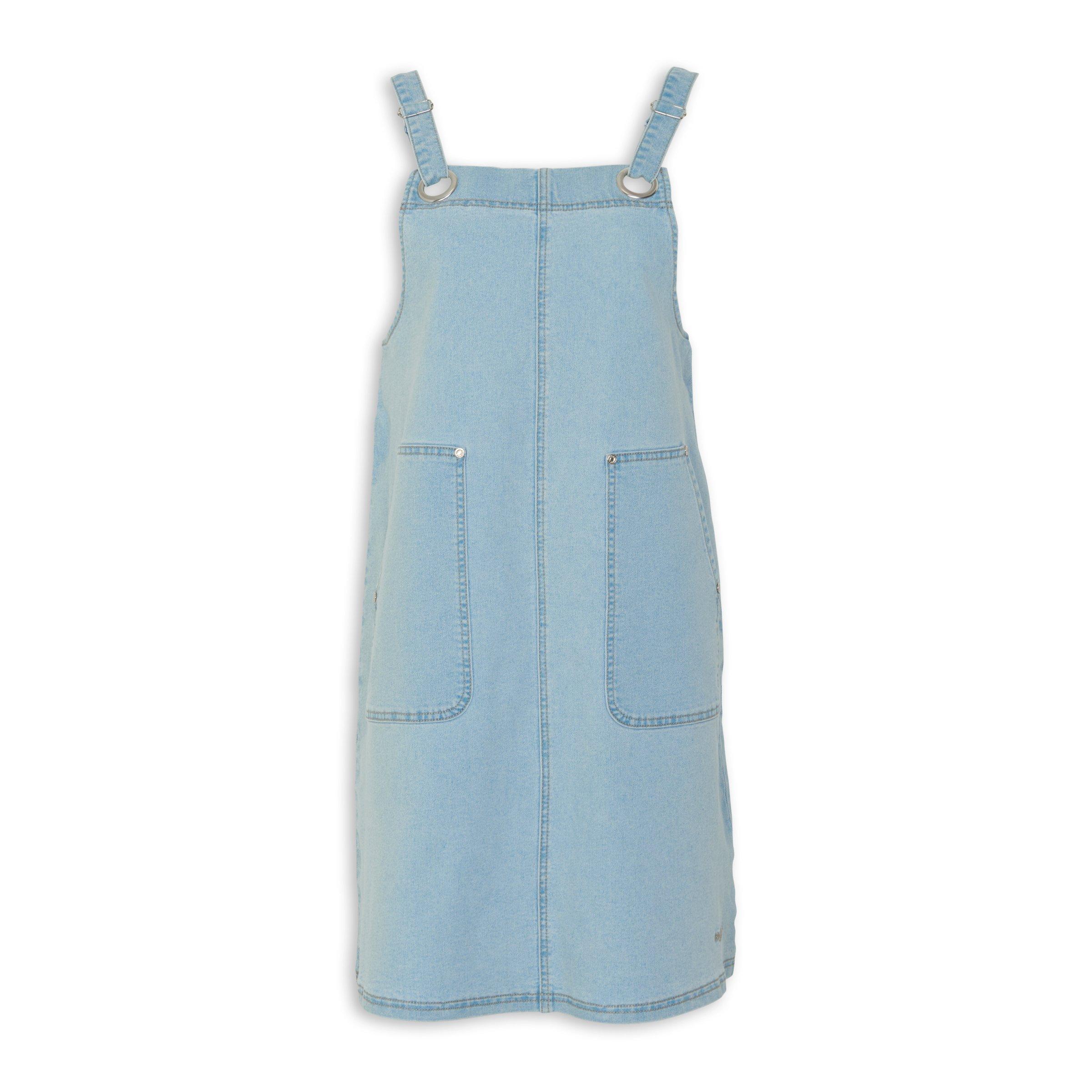 Blue Denim Pinafore Dress (3183362) | Hey Betty