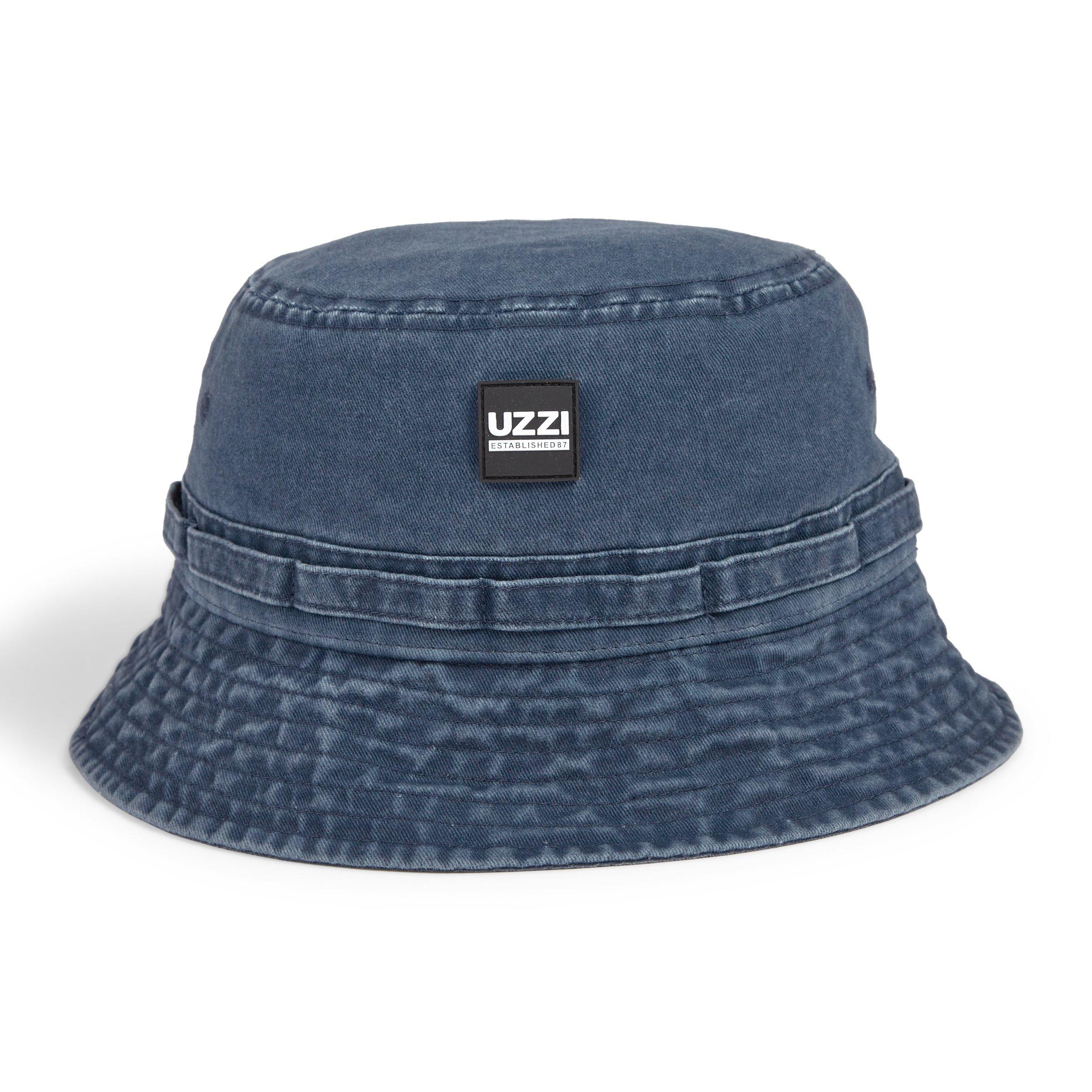Navy Wide Brim Bucket Hat (3183387) | UZZI
