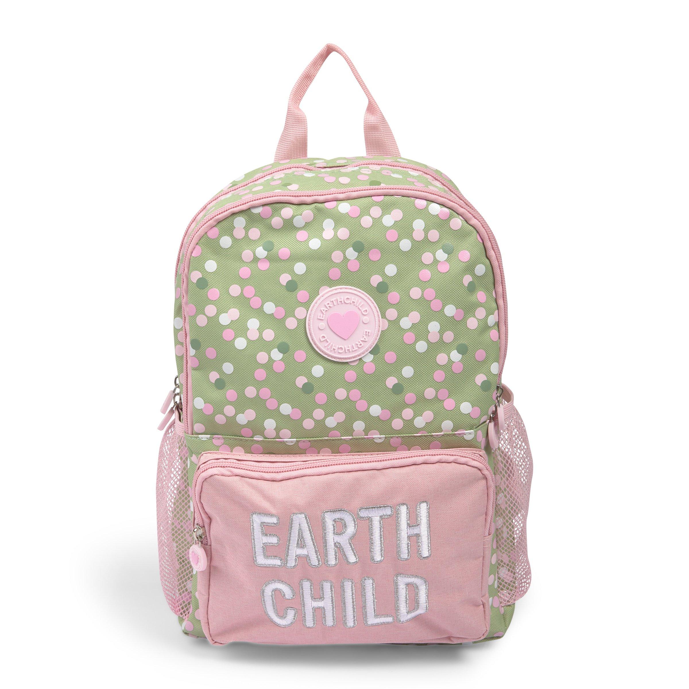 Kid Girls Green Spot Backpack (3183585) | Earthchild