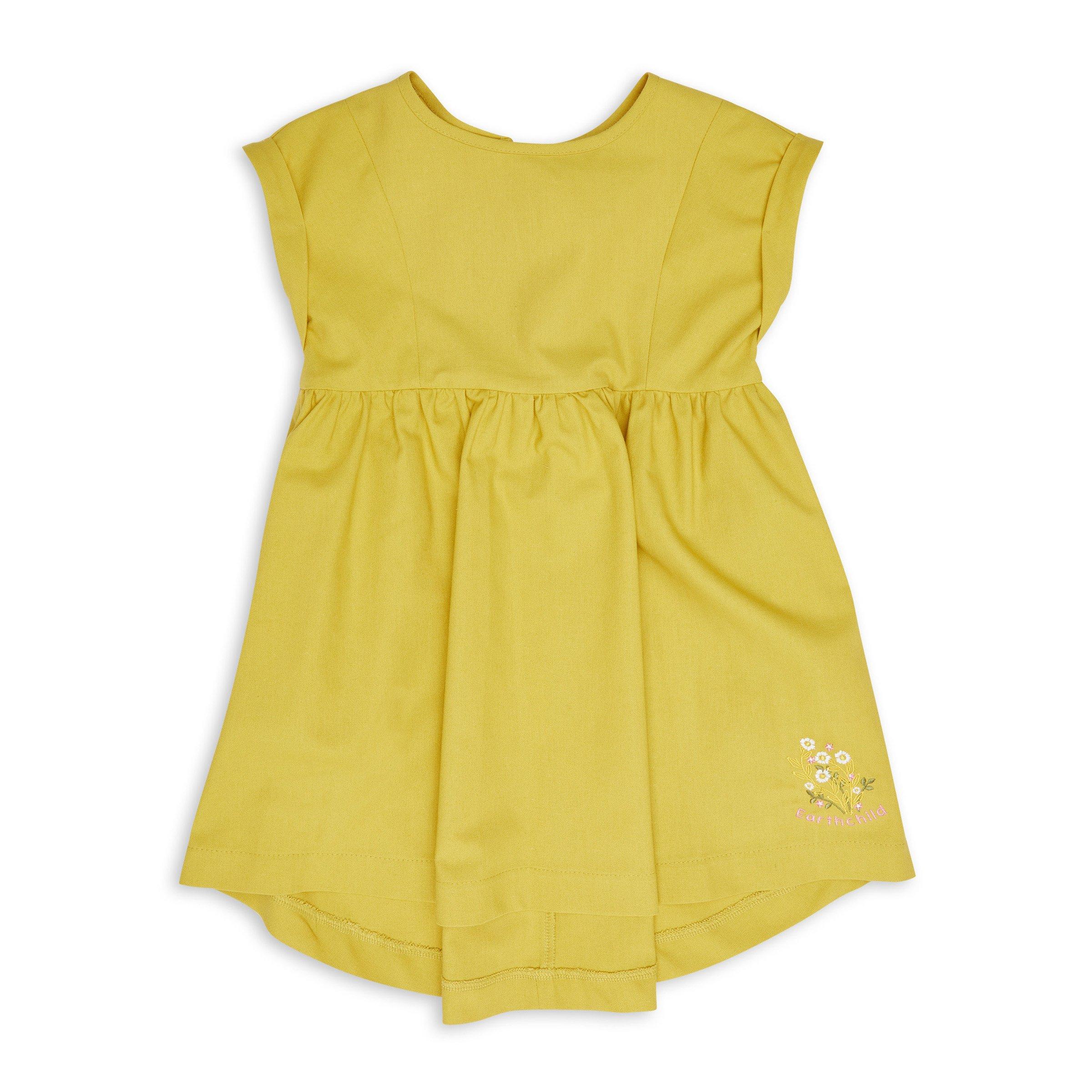 Kid Girls Chartreuse Dress (3183655) | Earthchild