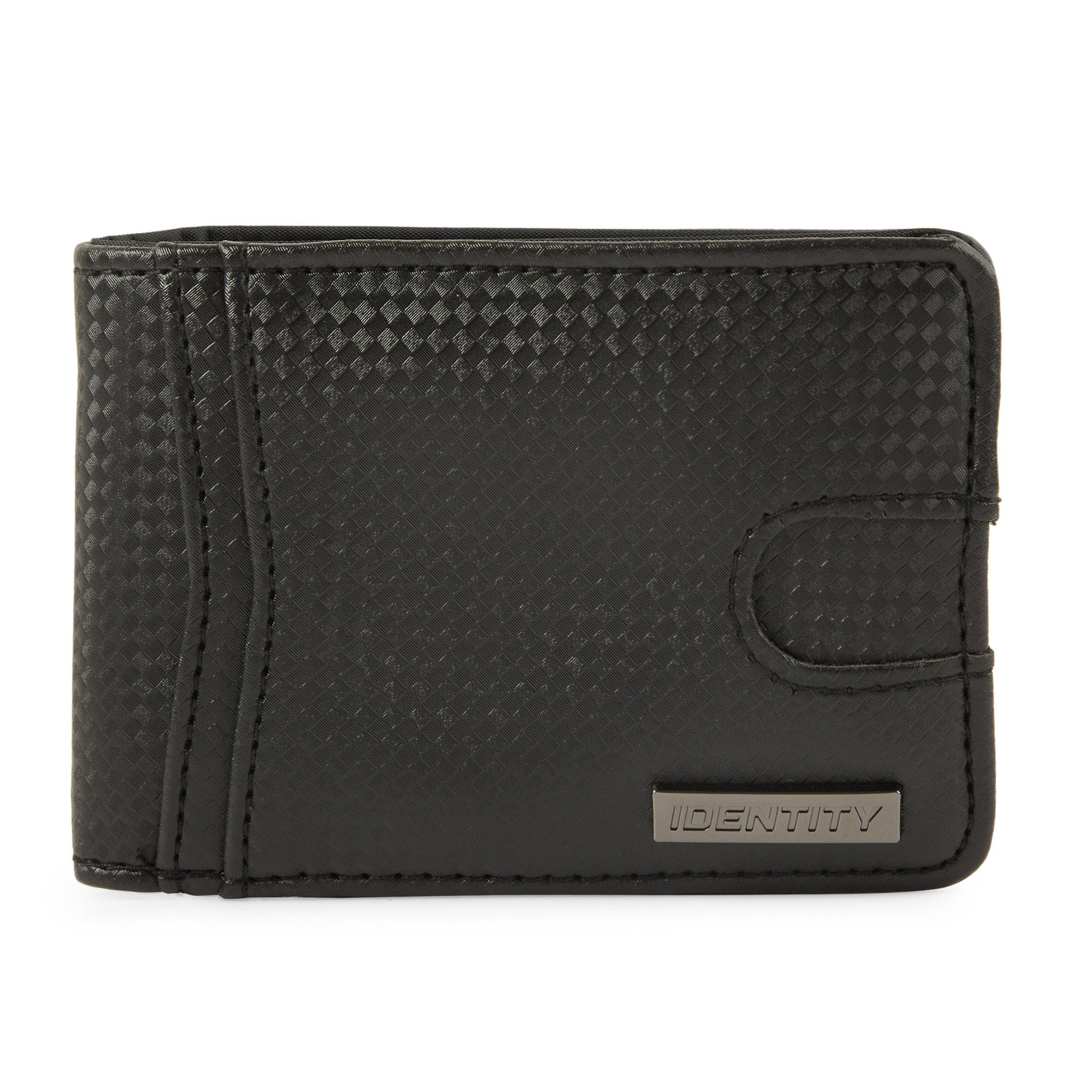 Black Fold Over Wallet (3183659) | Identity