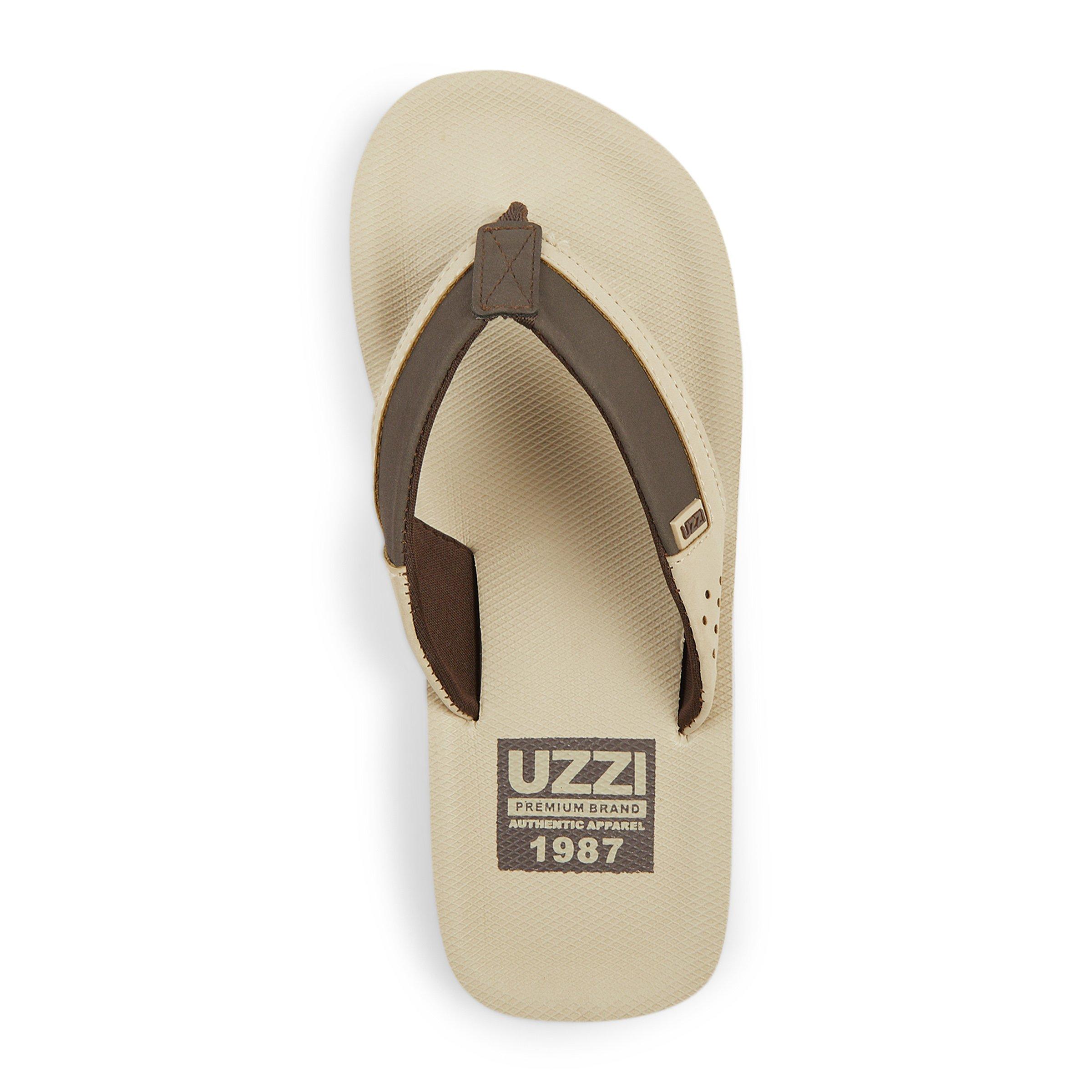 Beige Flip Flops (3183765) | UZZI