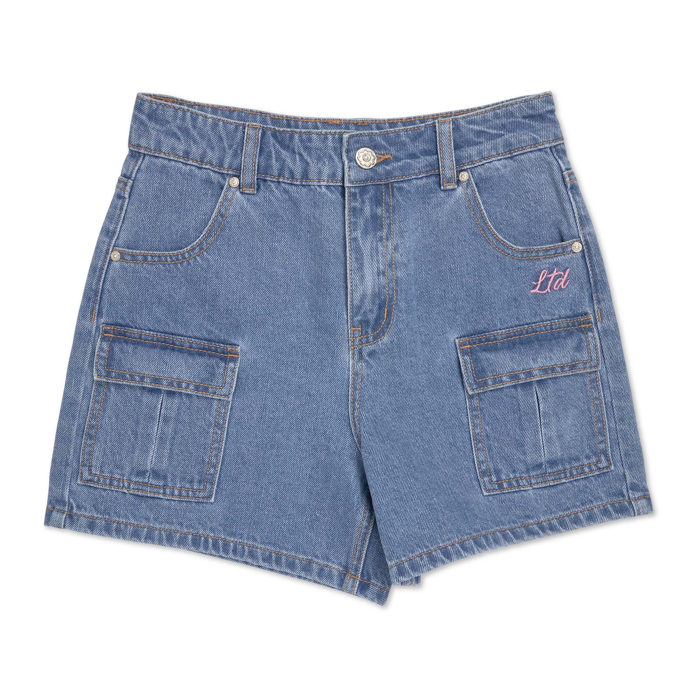 Girls Blue Denim Shorts (3183813) | LTD Kids