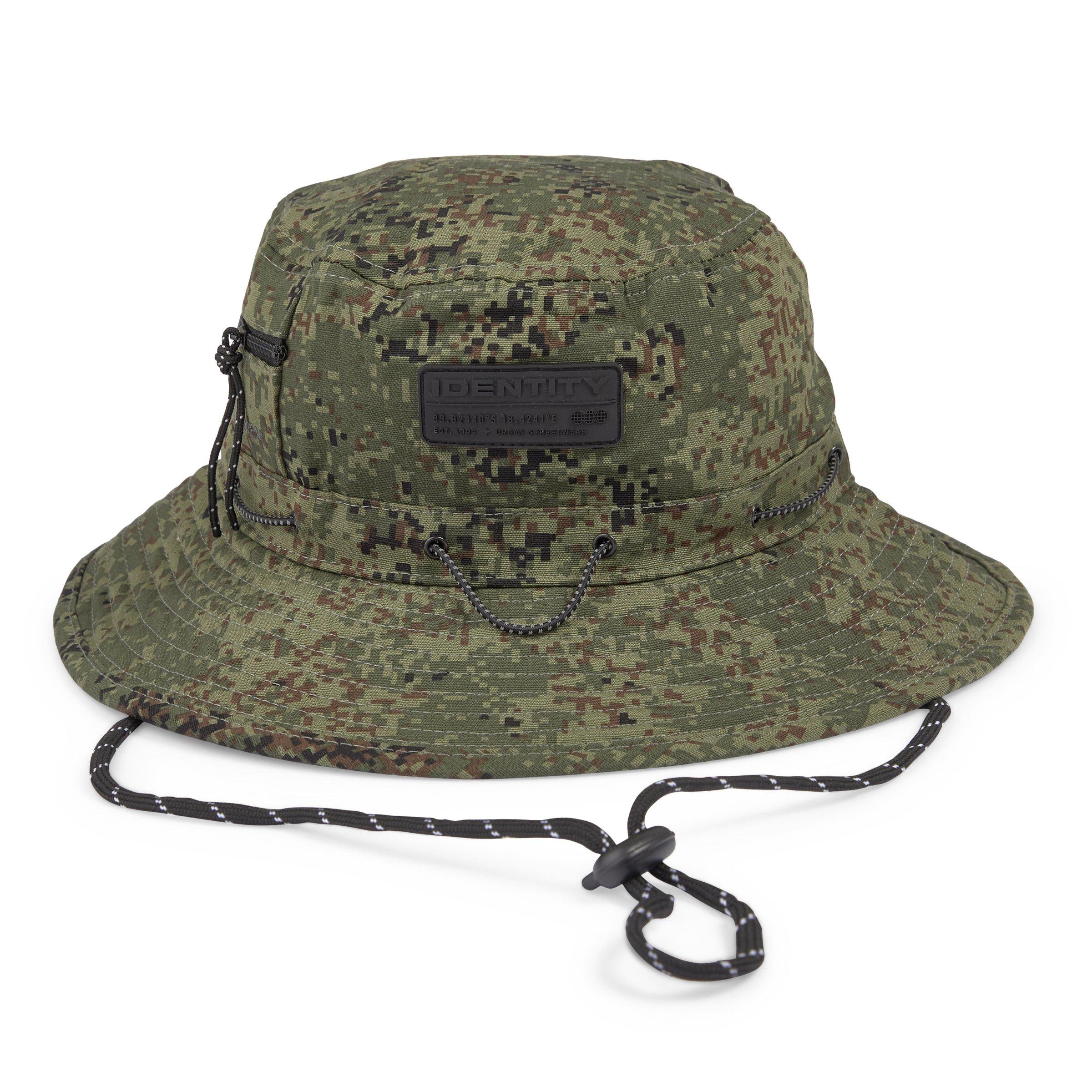 Green Camo Print Bucket Hat (3183931) | Identity