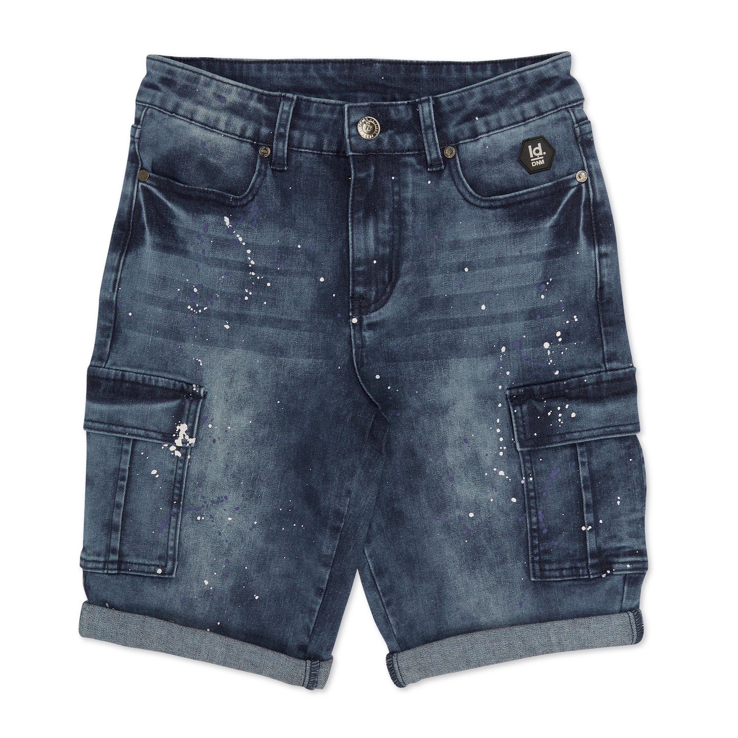 Boys Blue Denim Utility Shorts (3183971) | Identity