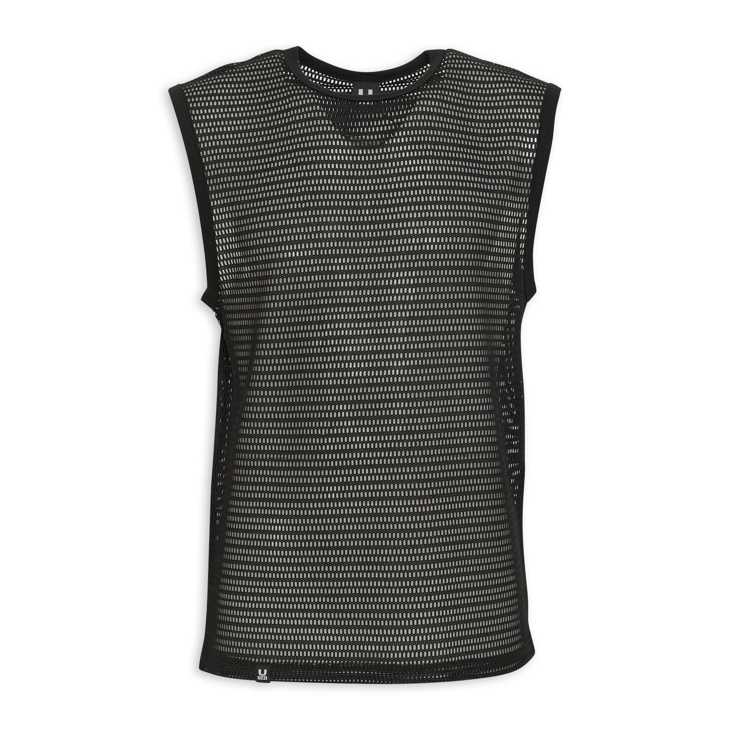 Black Knitted Vest (3184002) | UZZI