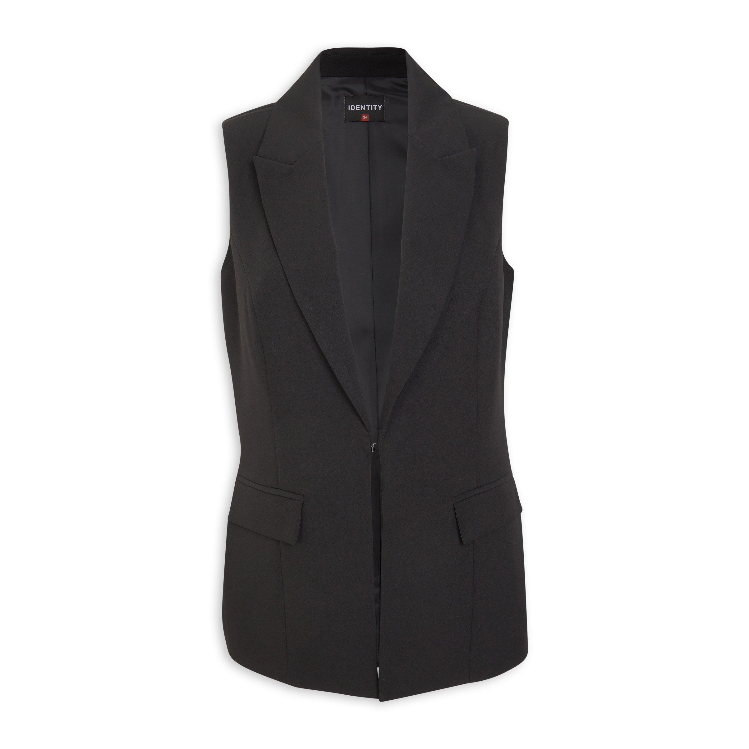 Black Sleeveless Blazers (3184014) | Identity