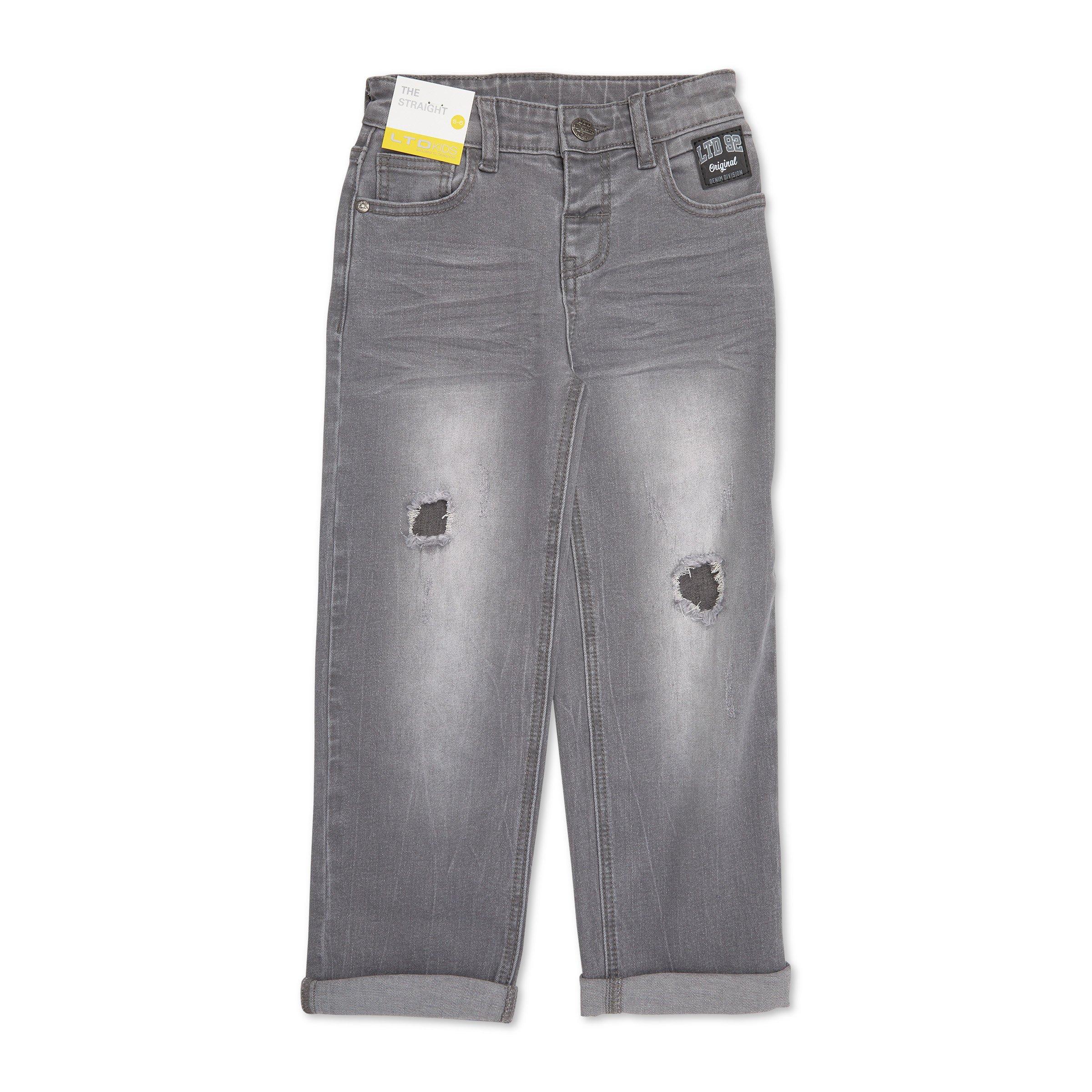 Kid Boys Grey Straight Leg Jeans (3184053) | LTD Kids