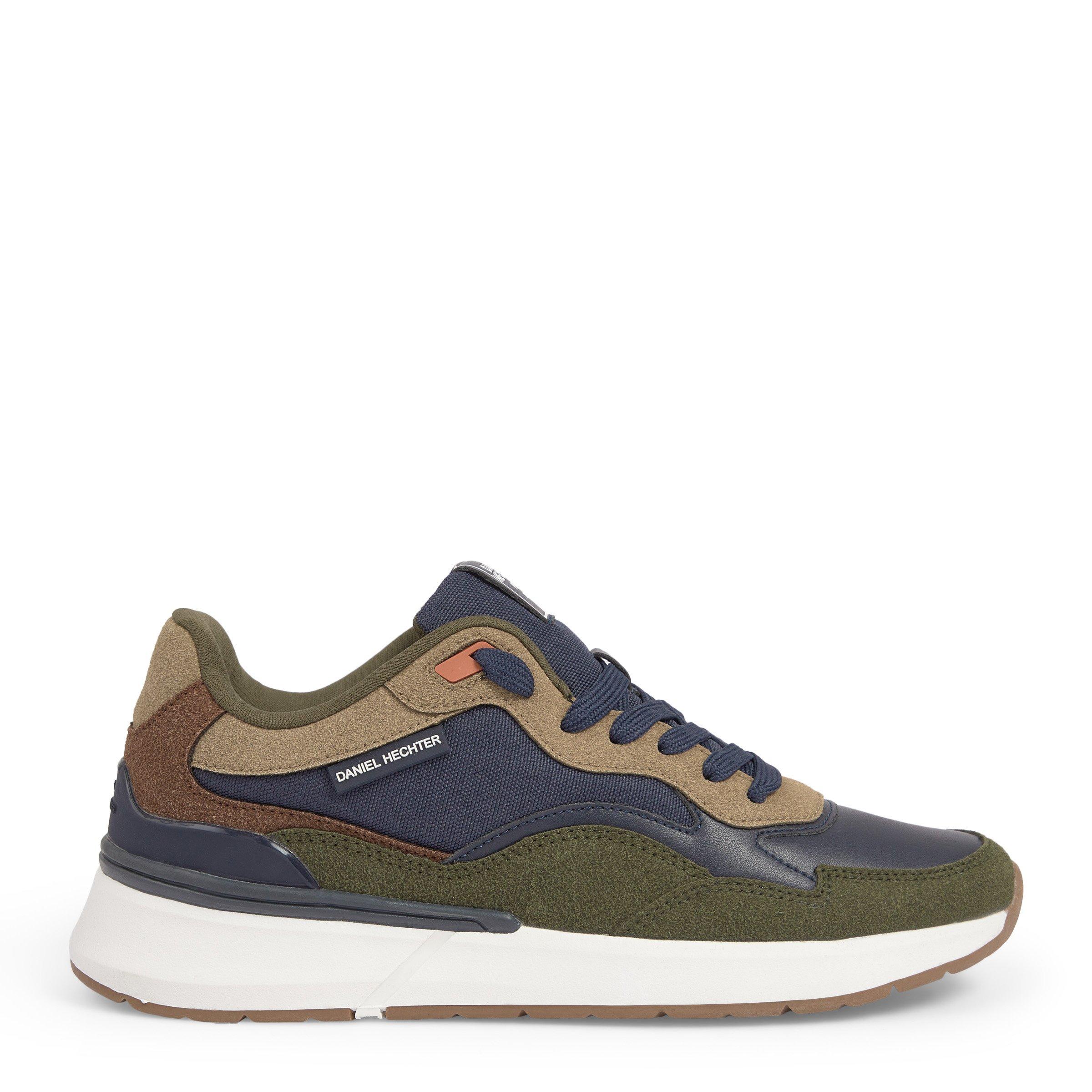 Green Colourblocked Runner Sneakers (3184077) | Daniel Hechter