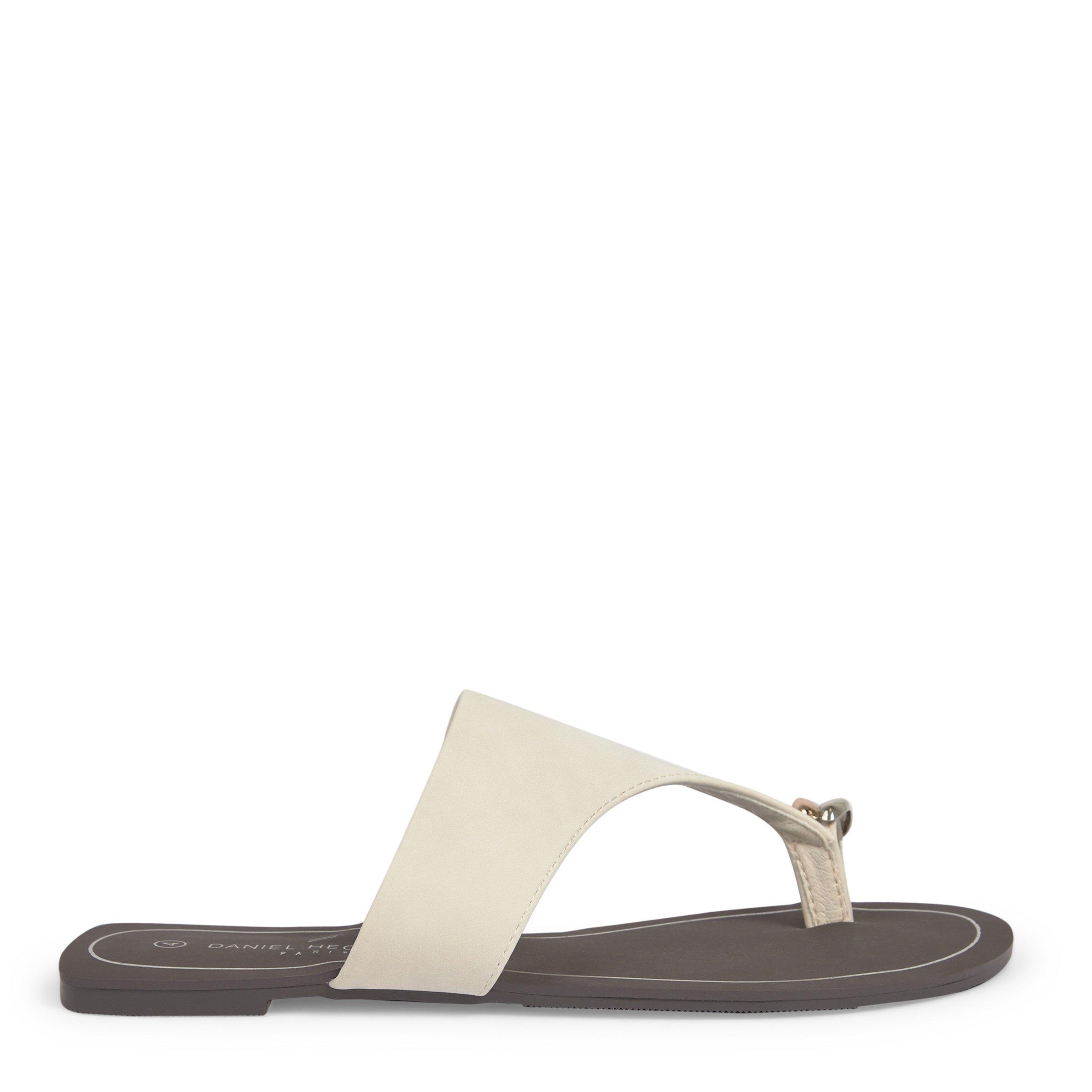 Beige Toe Post Sandals (3184231) | Daniel Hechter
