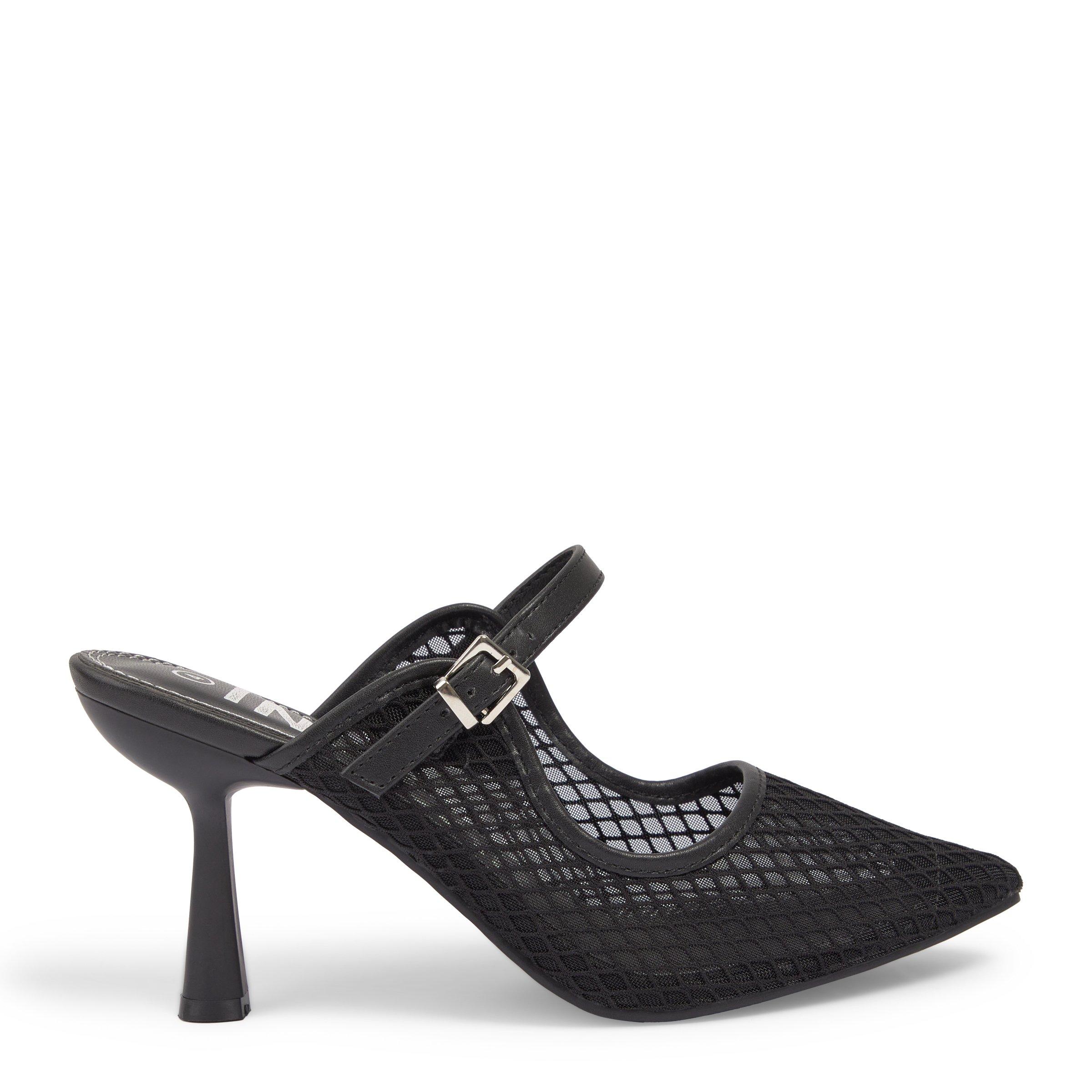 Black Mesh Heels with Buckle (3184238) | Inwear
