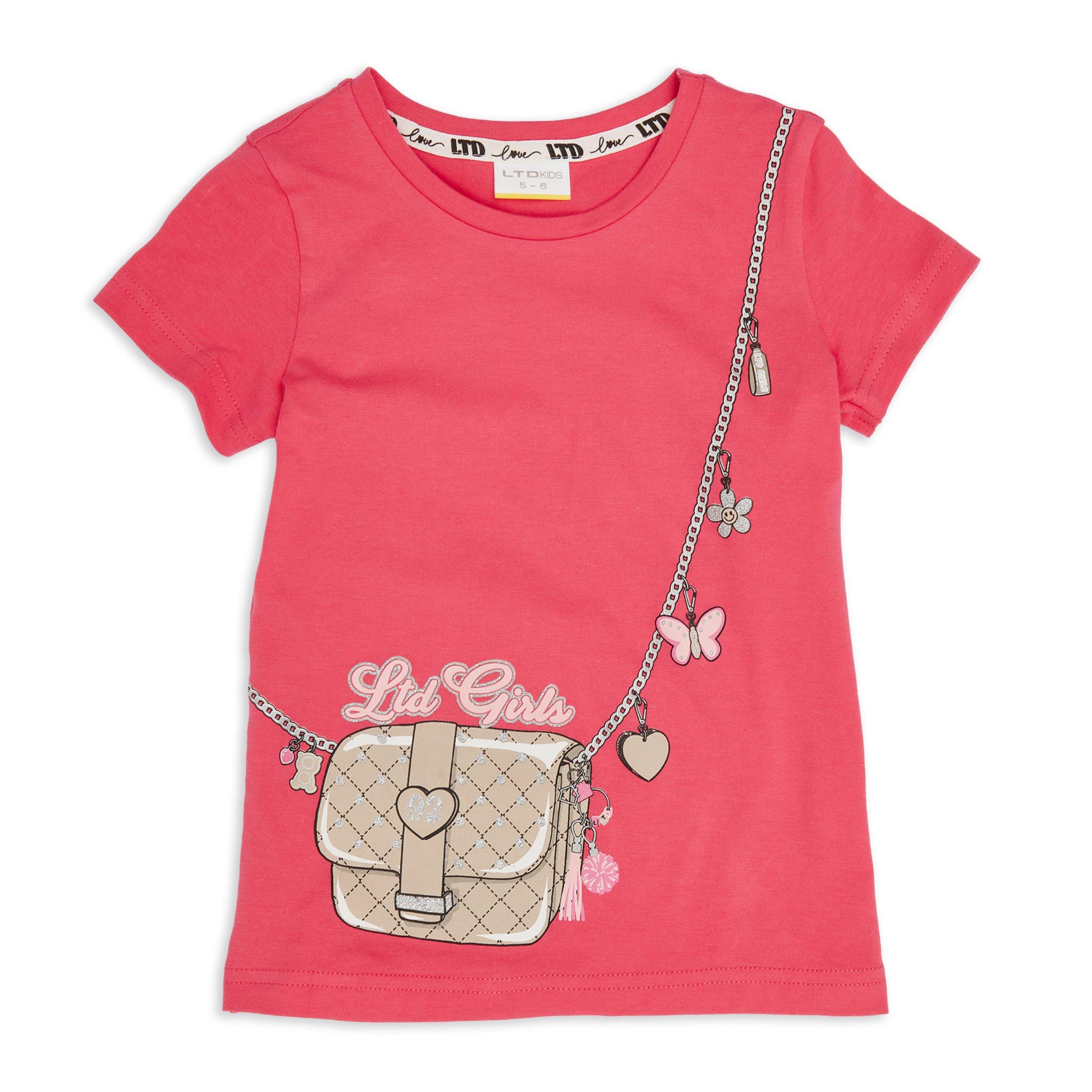 Kid Girls Pink T-shirt (3184279) | LTD Kids