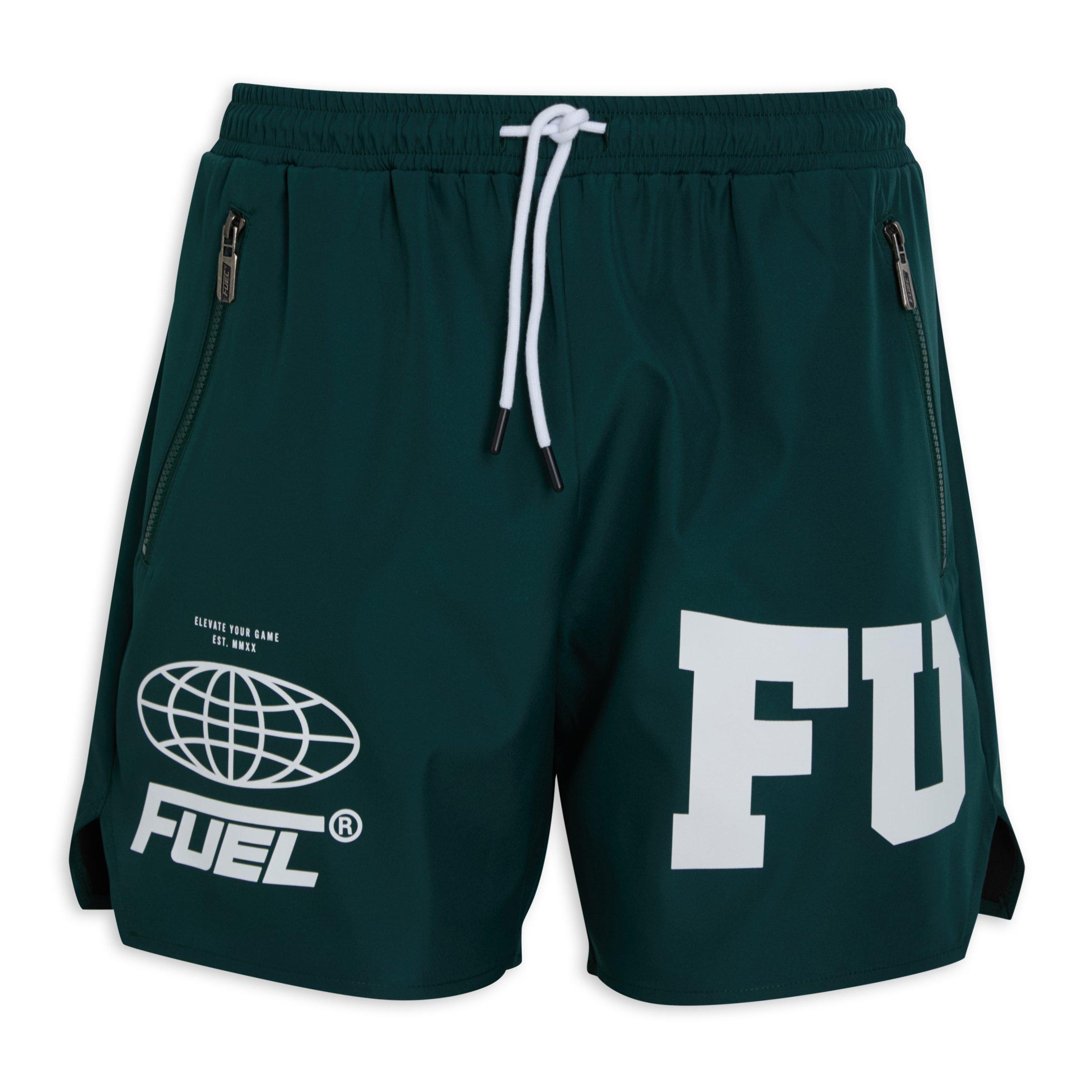 Green Branded Shorts (3184430) | Fuel