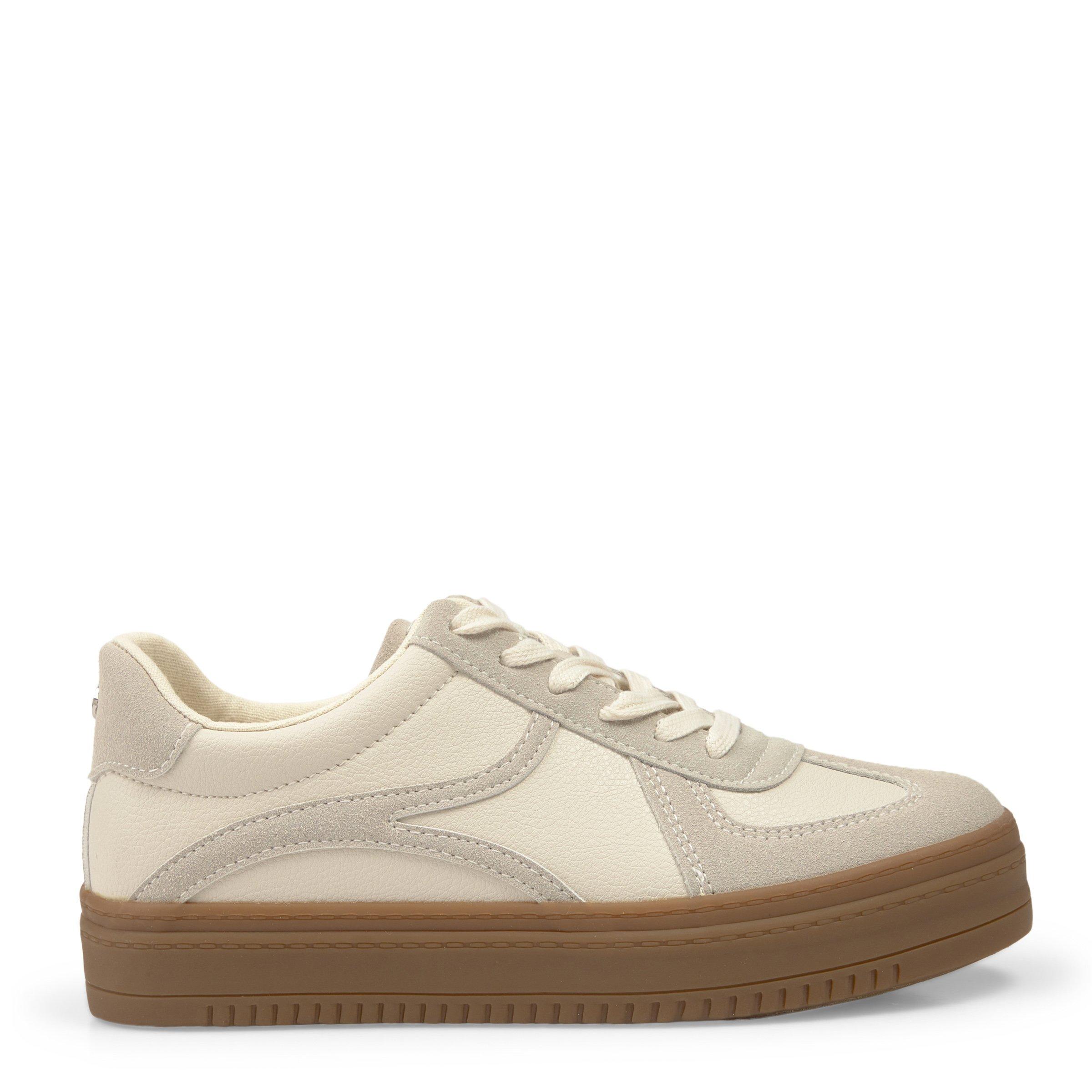 Beige and Grey Platform Sneakers (3184508) | Hey Betty