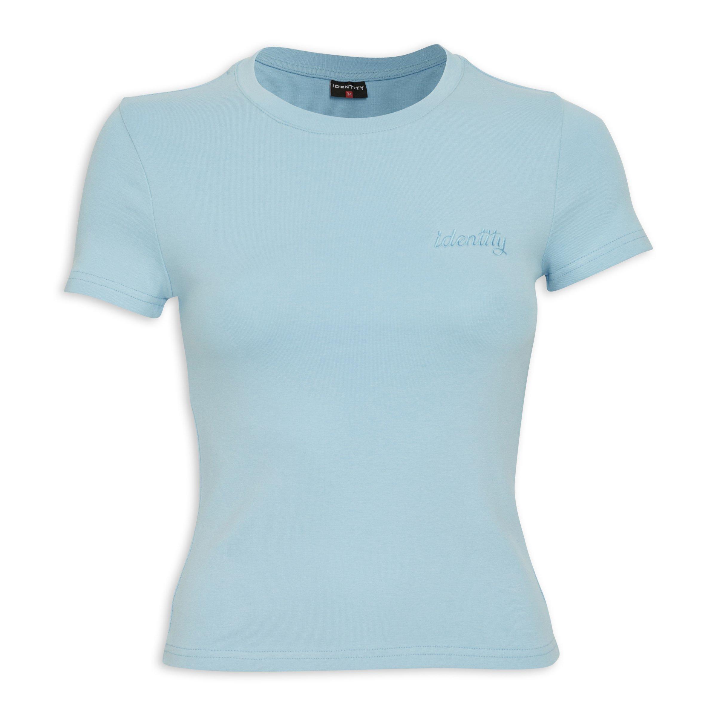 Light Blue Cropped T-shirt (3184513) | Identity