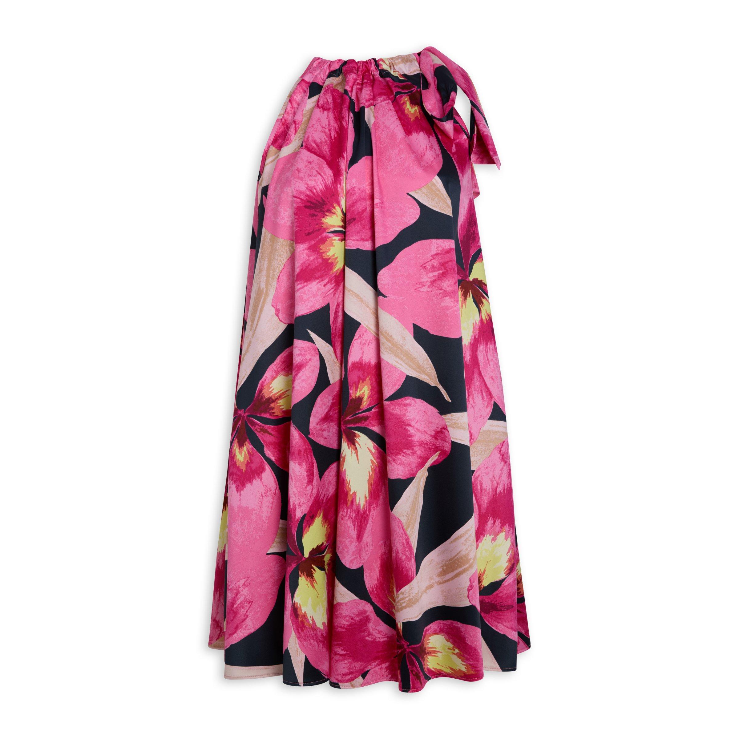 Pink Floral Print Dress (3184572) | Identity