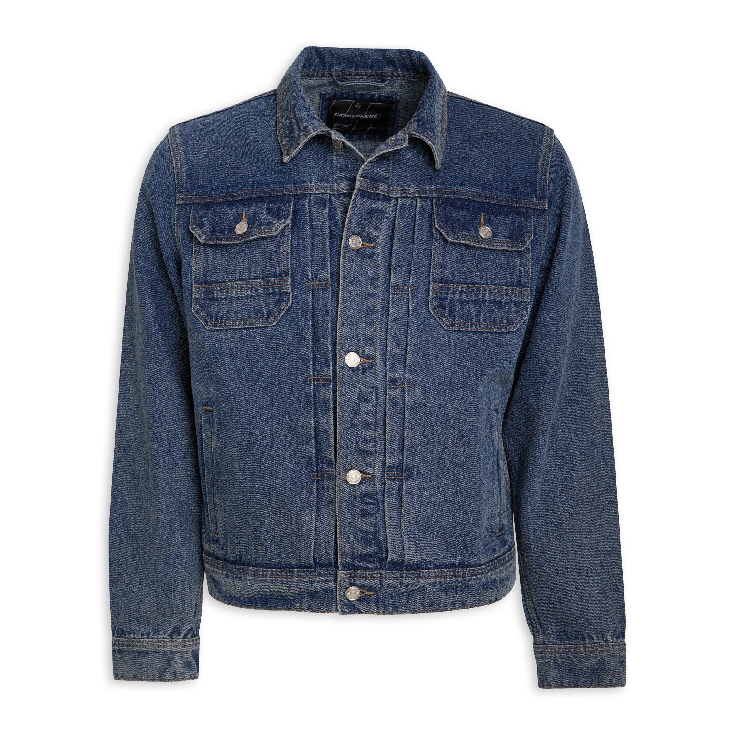 Indigo Denim Trucker Jacket (3184615) | Hemisphere