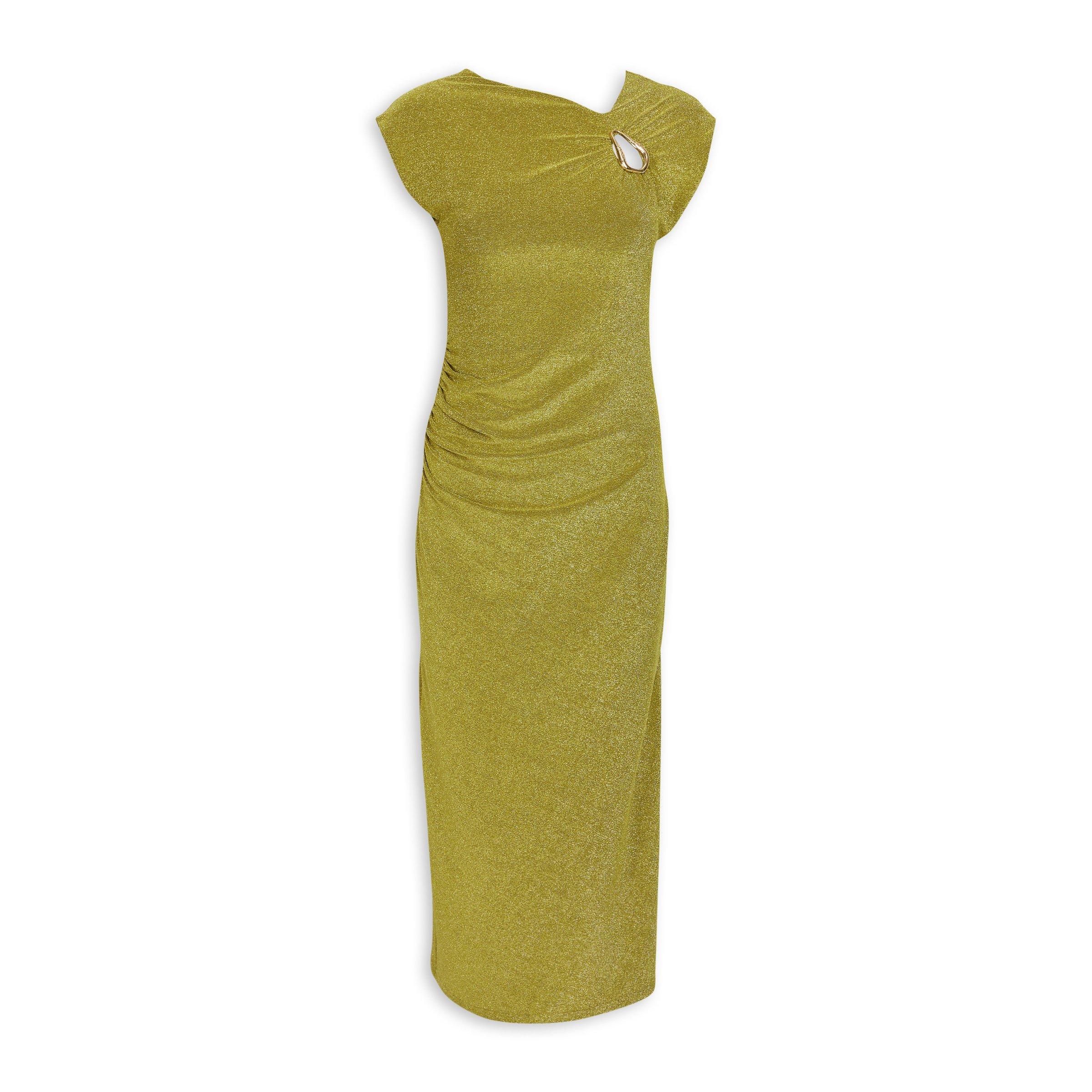 Lime-Yellow Column Dress (3184622) | Ginger Mary