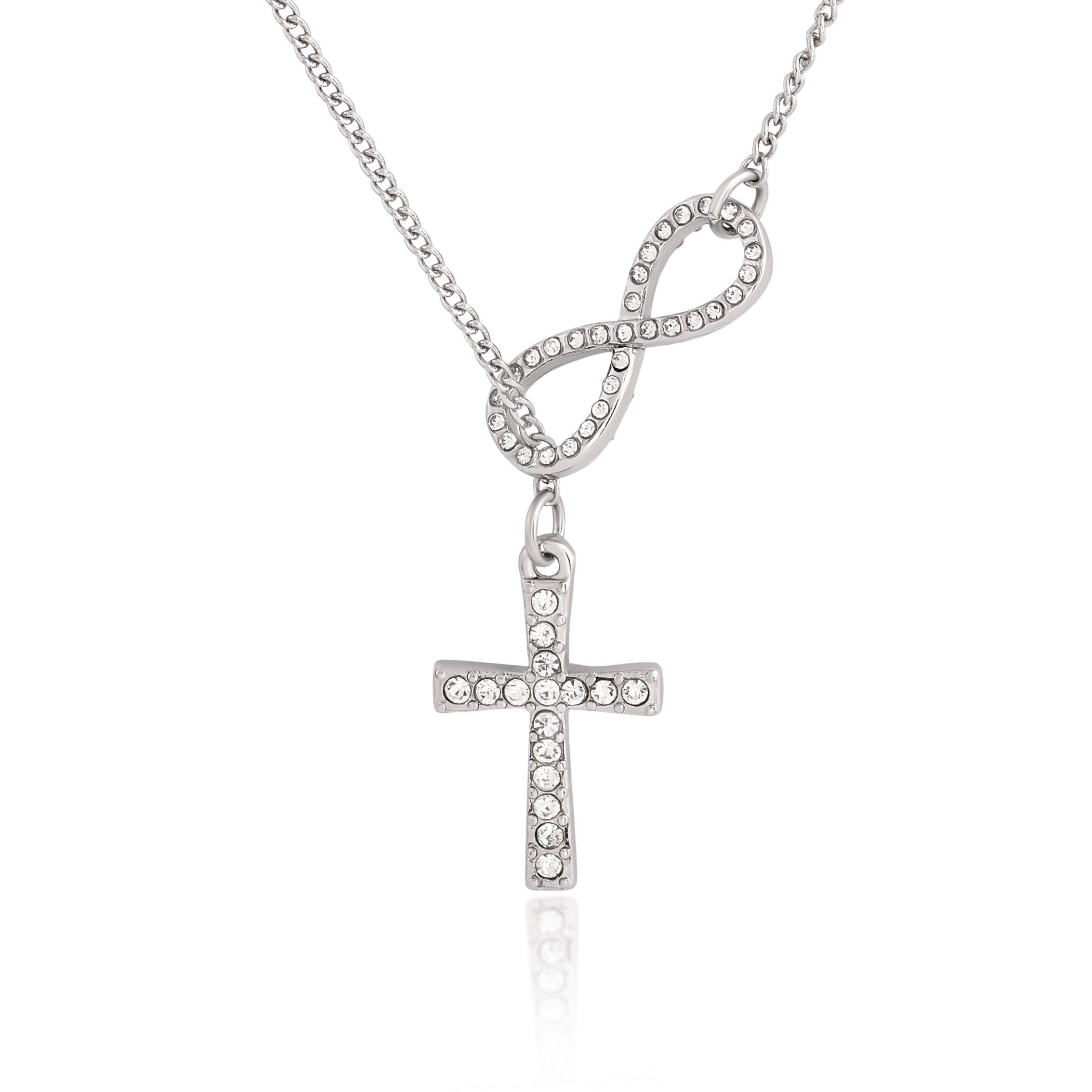 Cross Infinity Necklace (3184747) | Sparkle