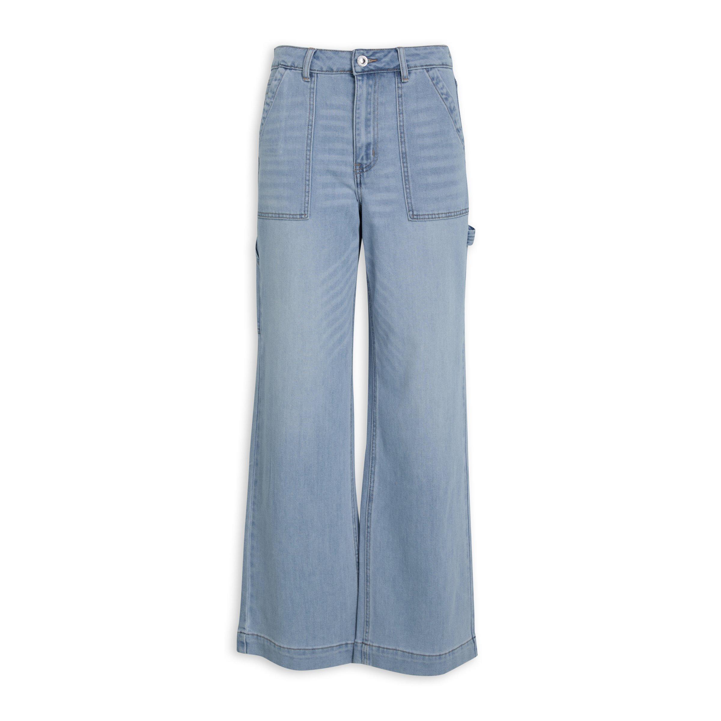 Blue Denim Wide Leg Jeans (3184834) | Inwear