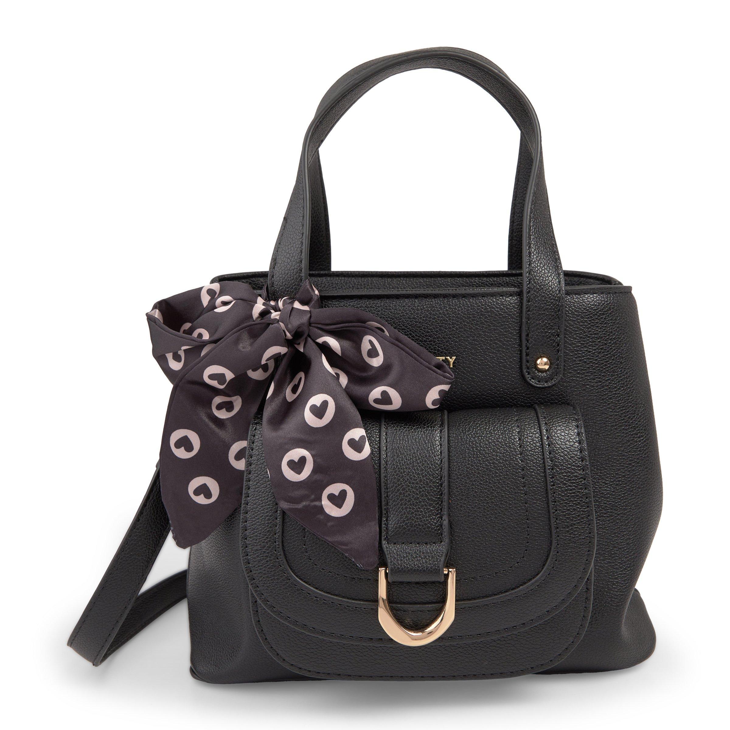 Black Bucket Bag with Scarf (3184853) | Identity