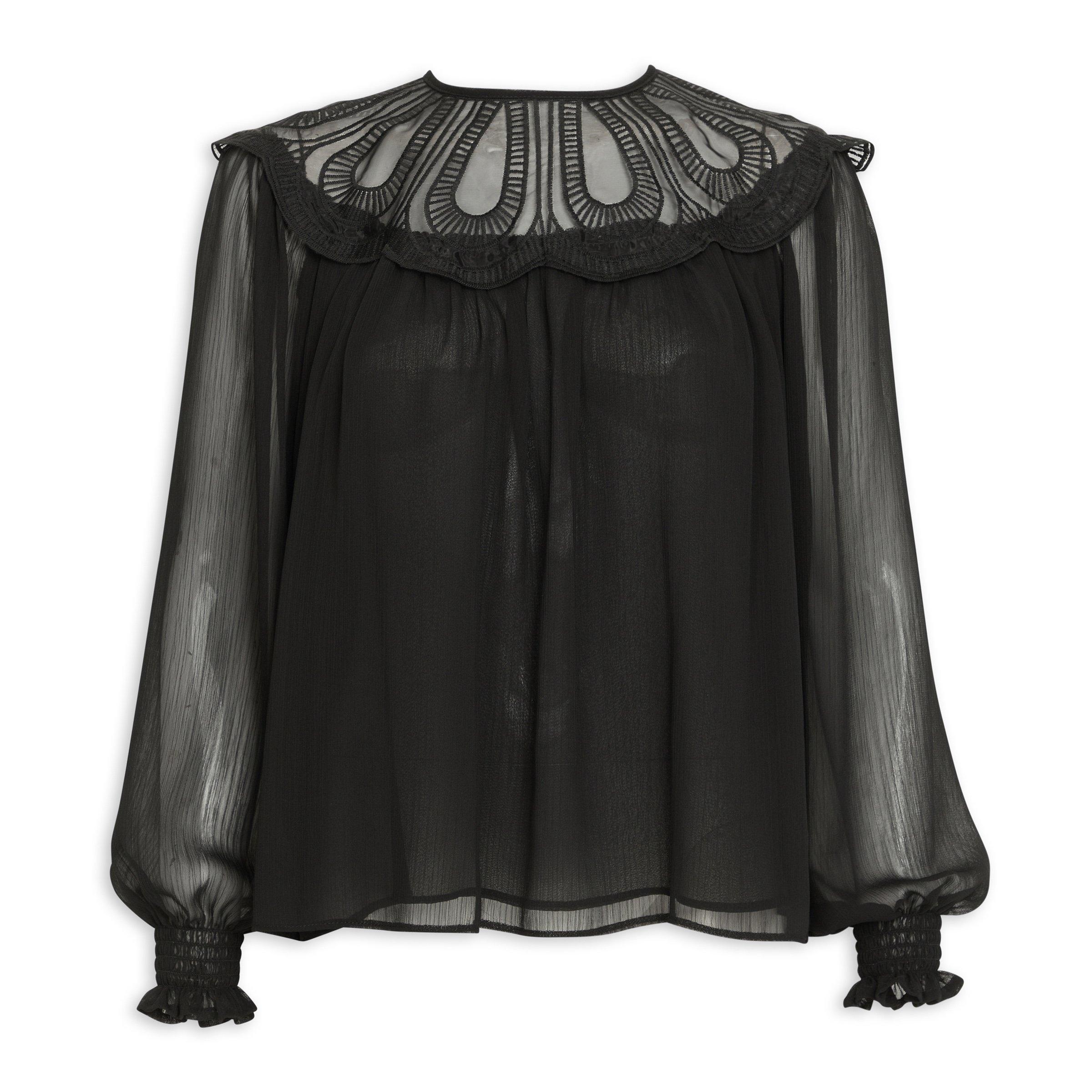 Black Cornelli Shell Top (3184956) | Truworths