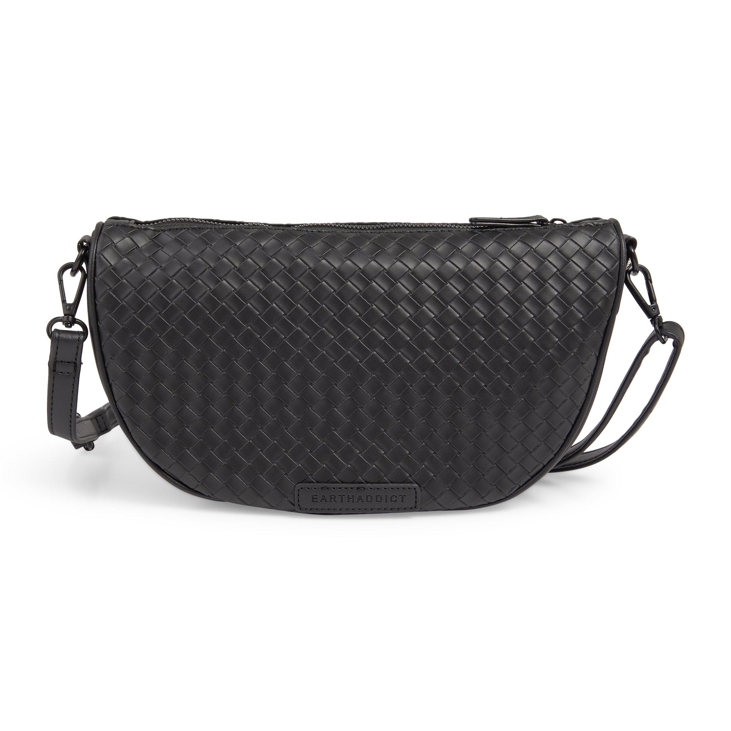 Black Embossed Crossbody Bag (3184985) | Earthaddict