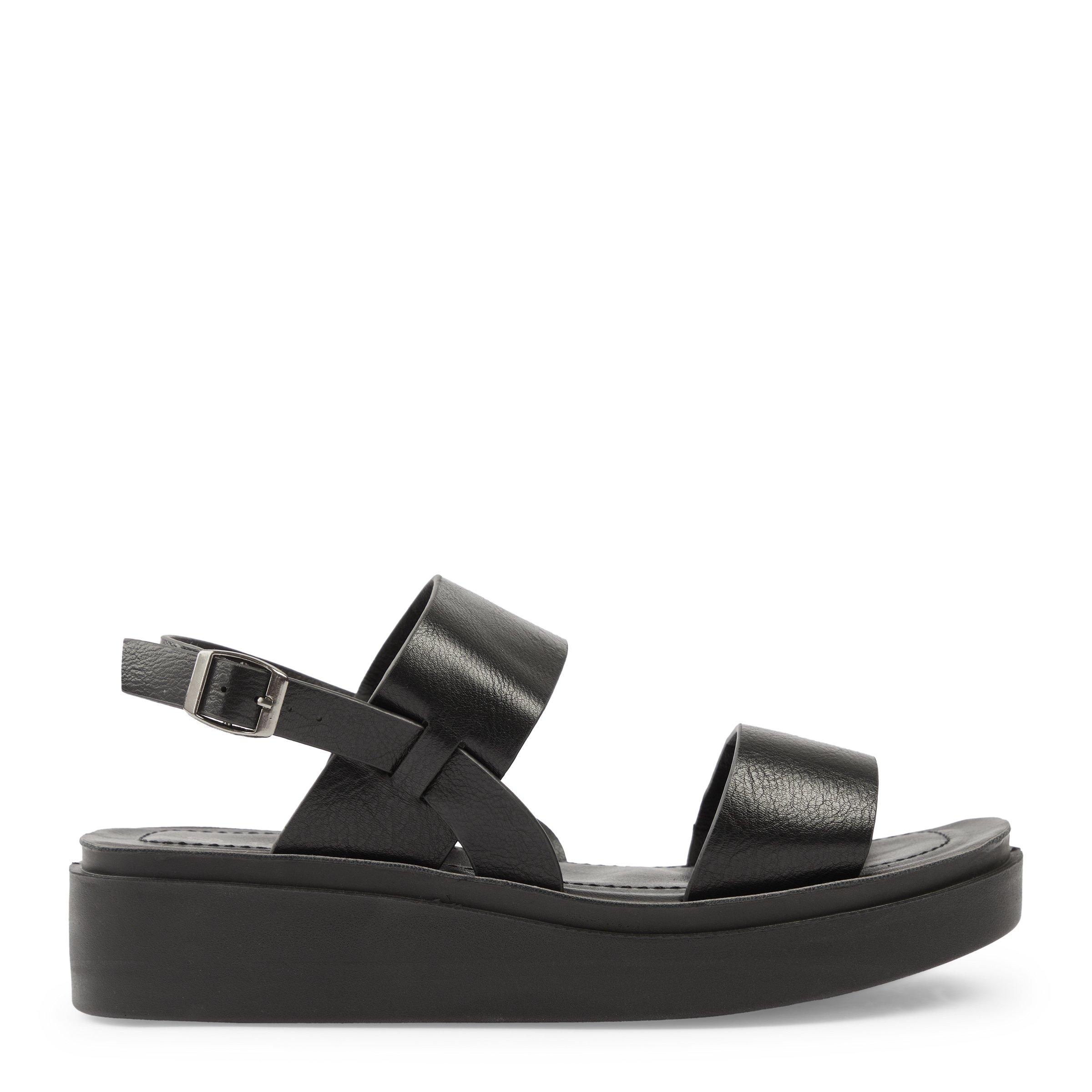 Black Double Strap Platform Sandals (3185215) | Truworths