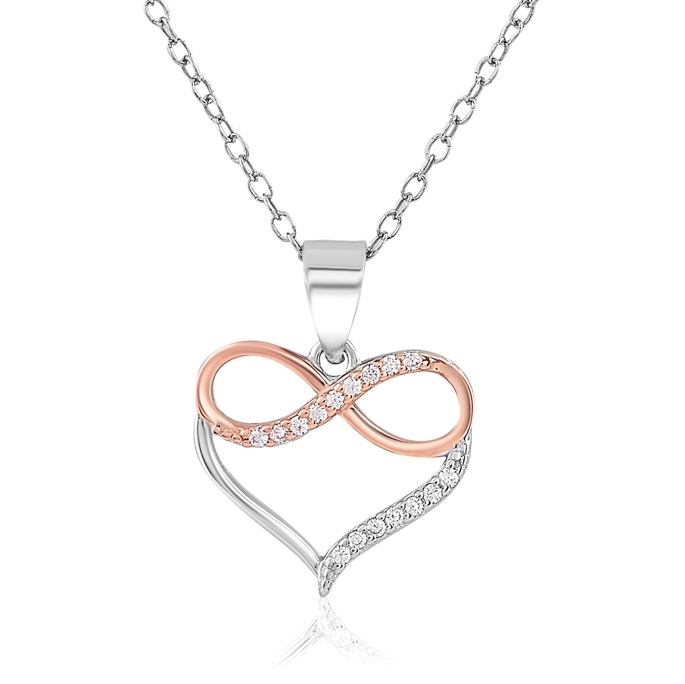 Sterling Silver Infinity Heart Pendant (3185307) | Sterling Silver