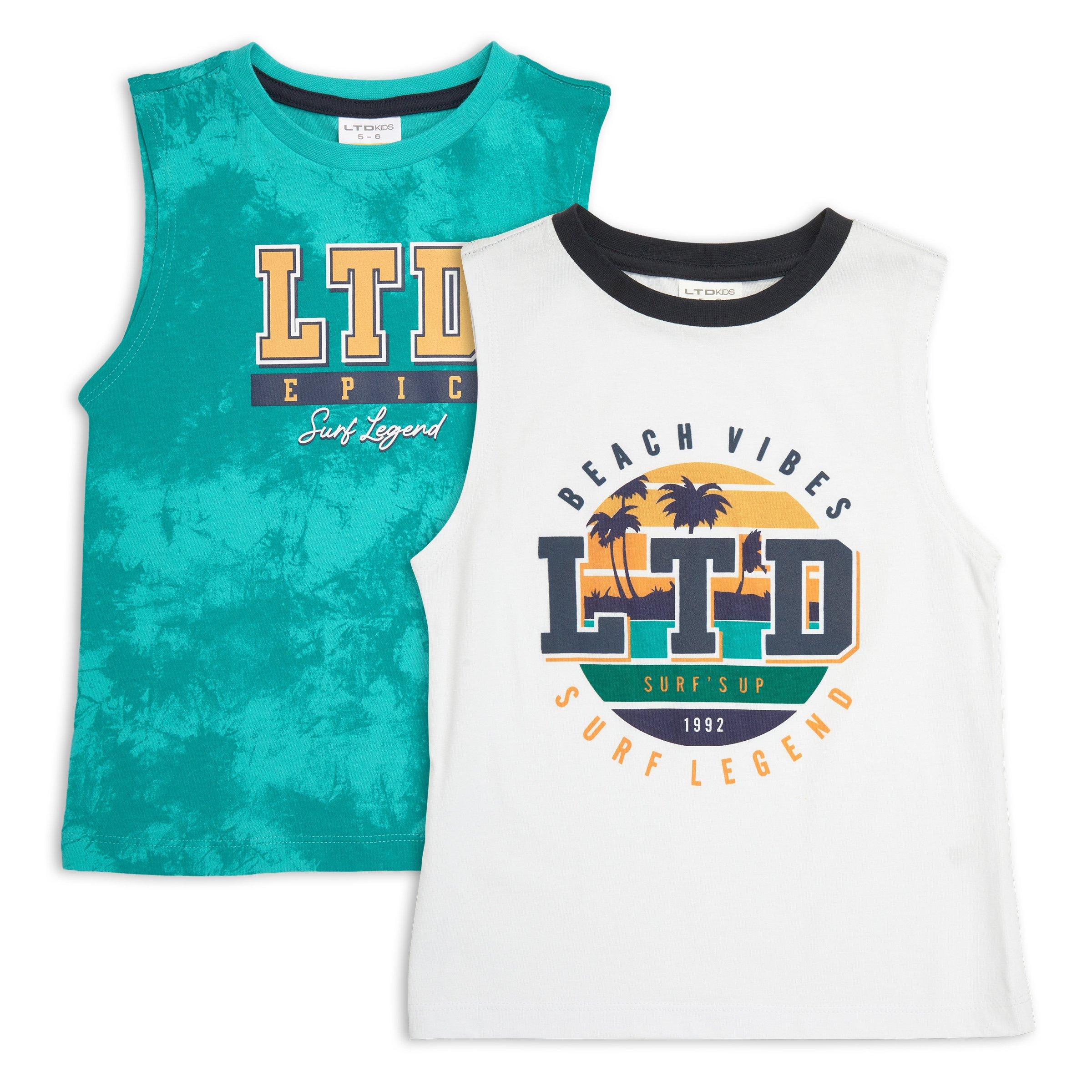 Kid Boys 2-pack Vests (3185356) | LTD Kids