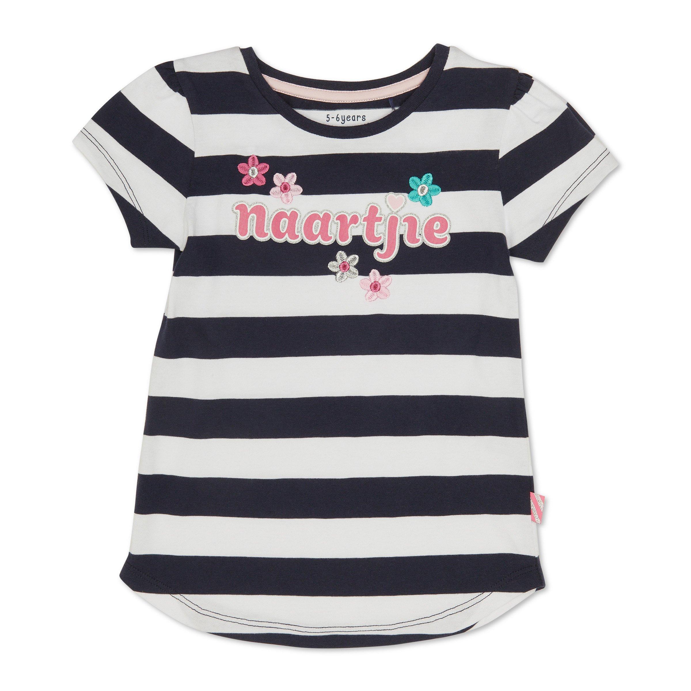 Kid Girls Navy Striped T-shirt (3185504) | Naartjie