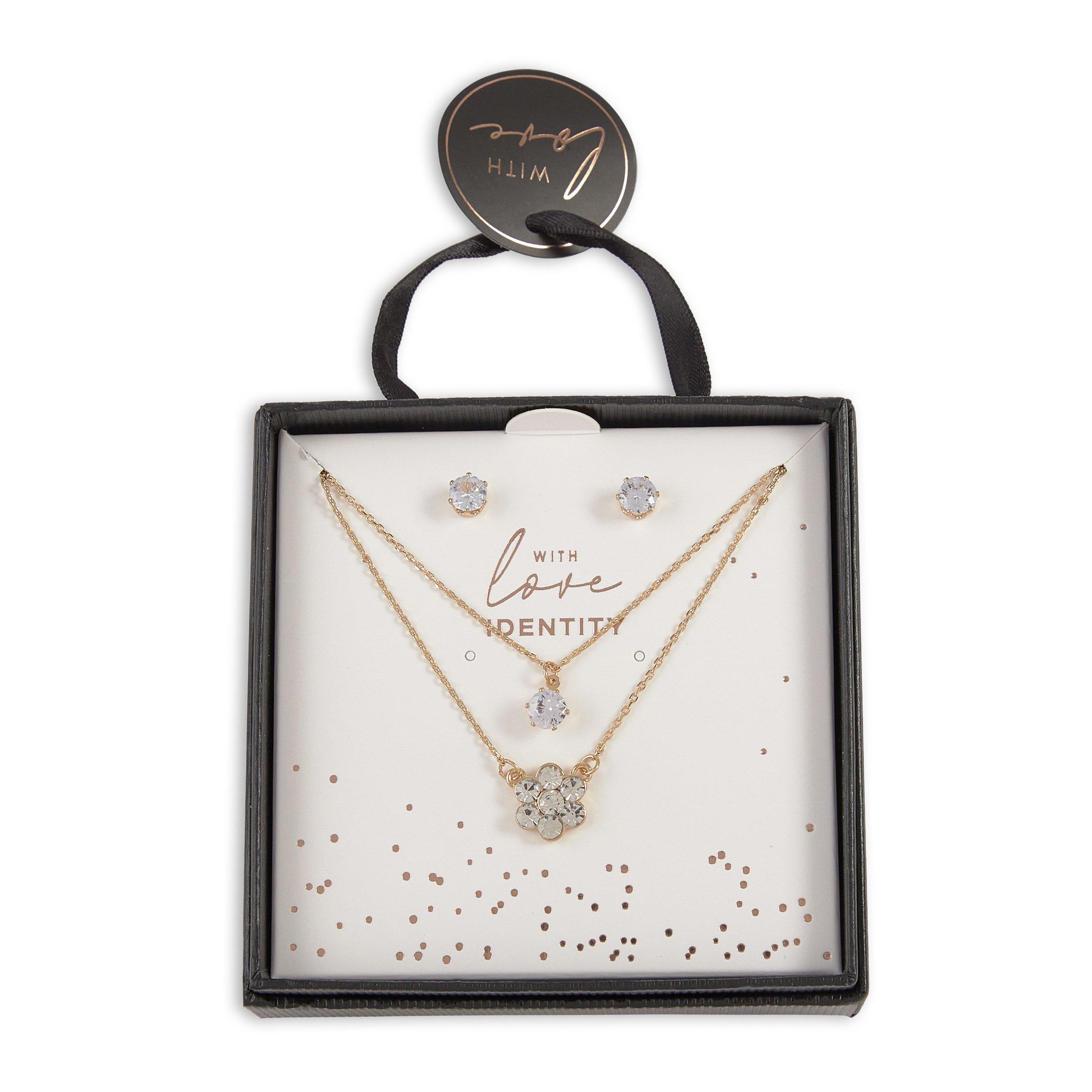 2-pack Gold Necklace Set (3185559) | Identity