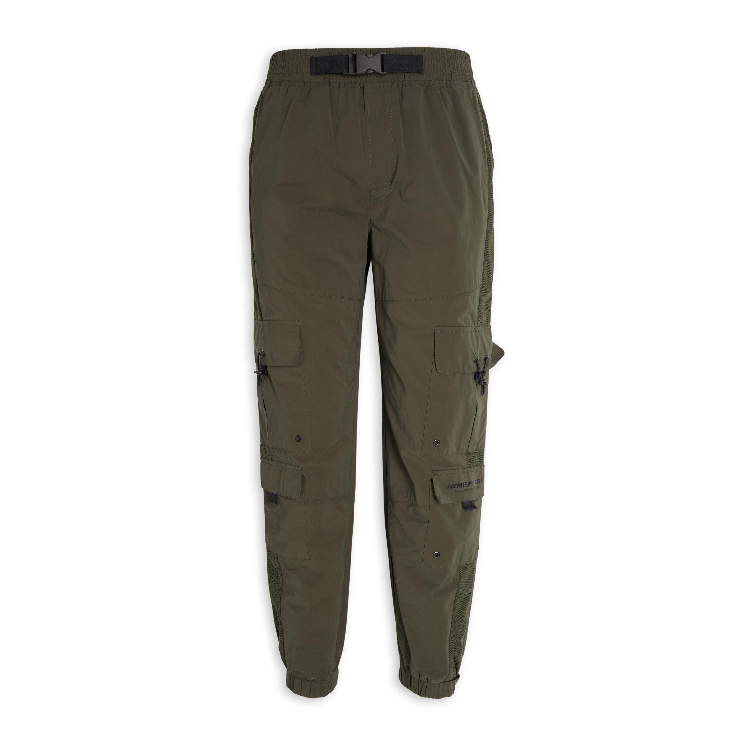 Green Parachute Cargo Jogger Pants (3185649) | Hemisphere