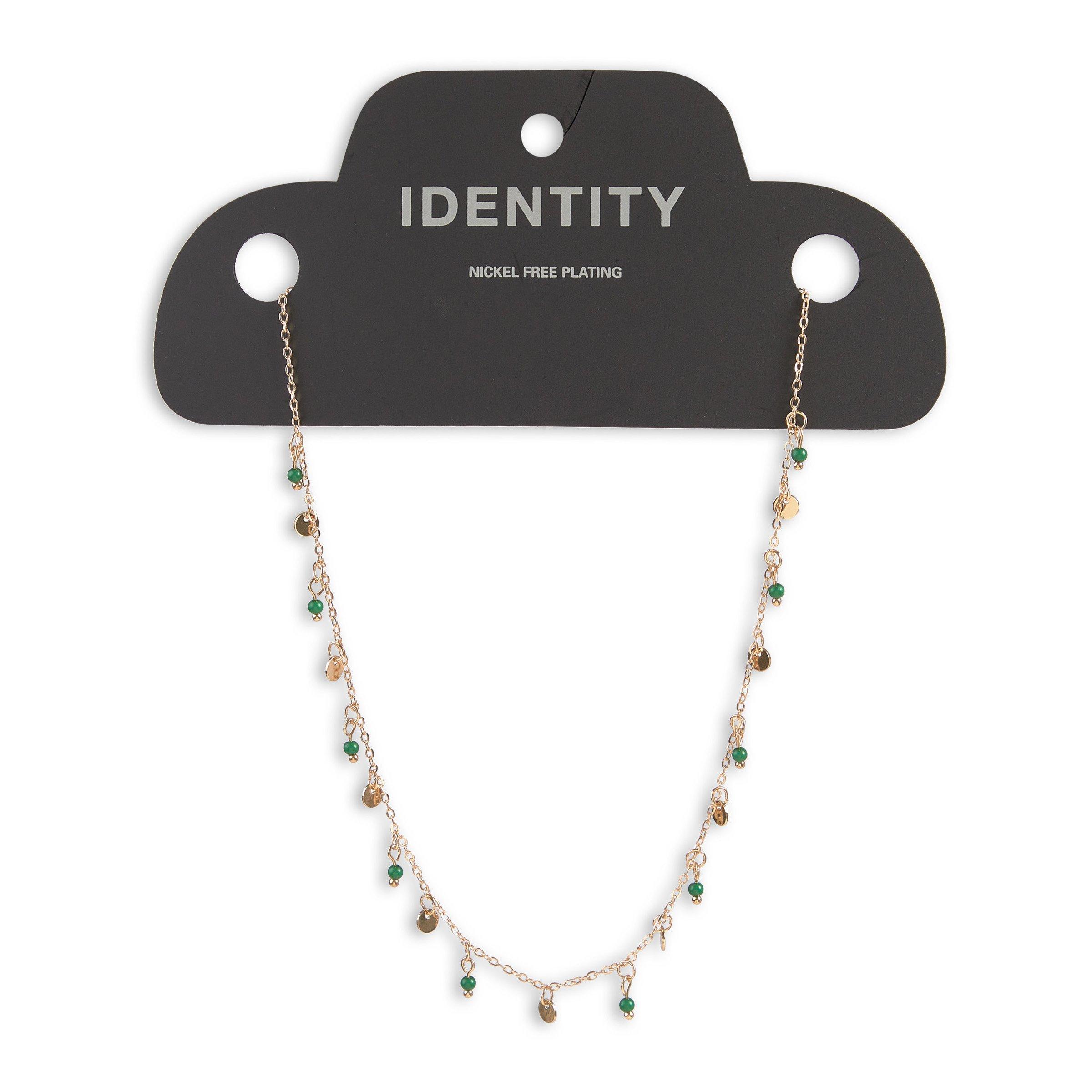 Gold Beaded Necklace (3185924) | Identity