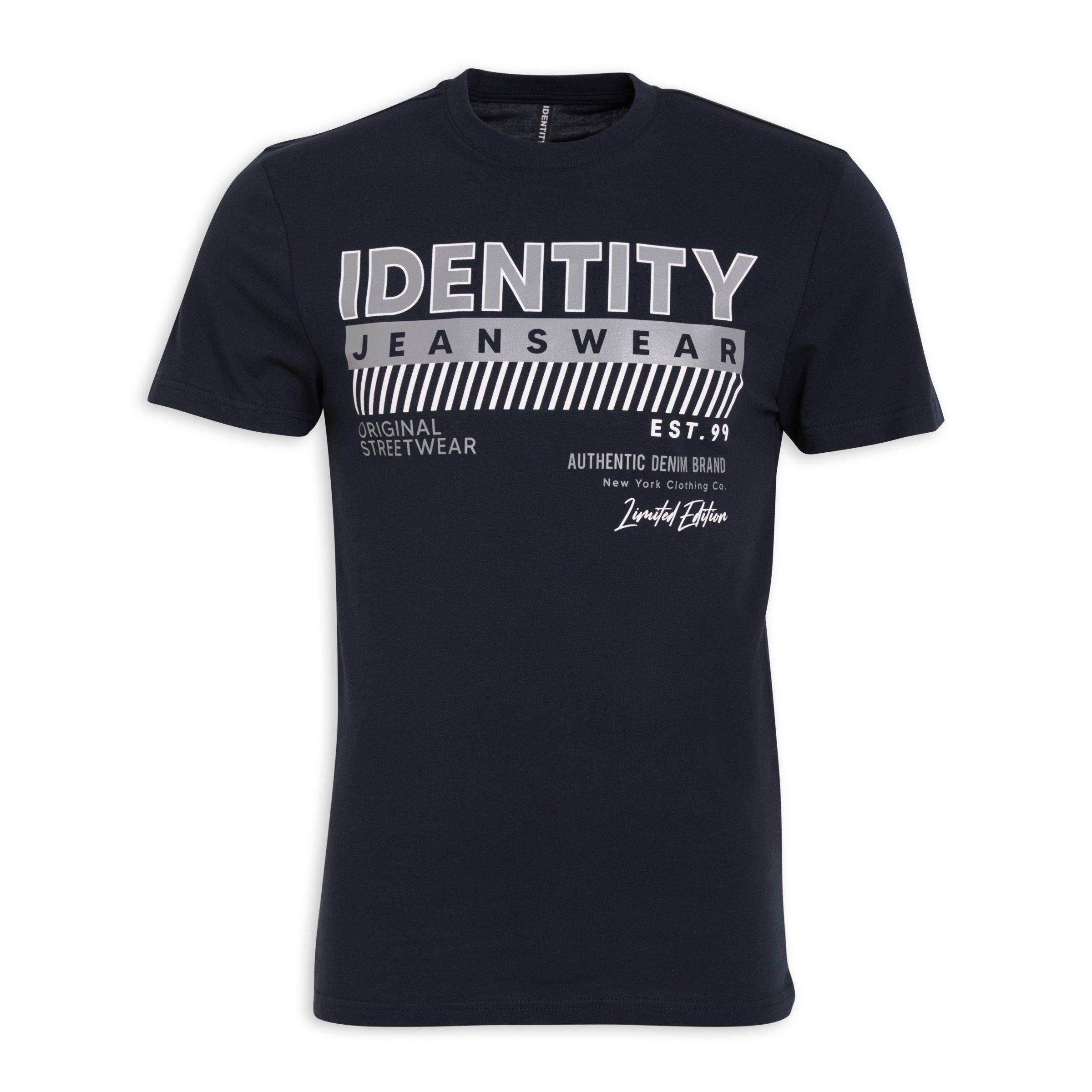 Navy Branded T-shirt (3186091) | Identity