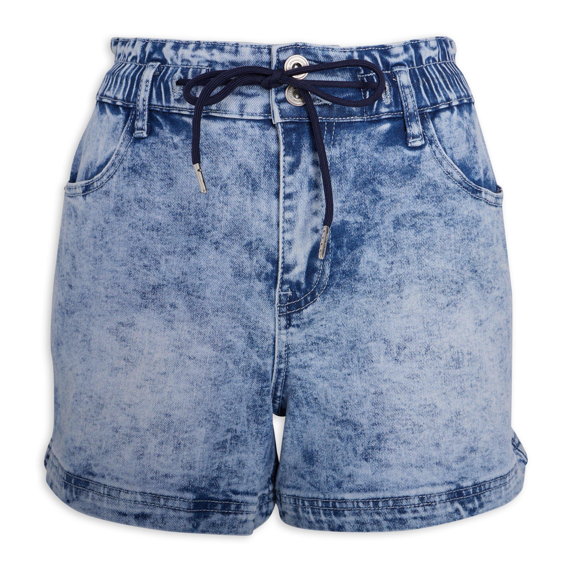 Blue Denim Shorts with Drawstrings (3186245) | OUTBACK RED