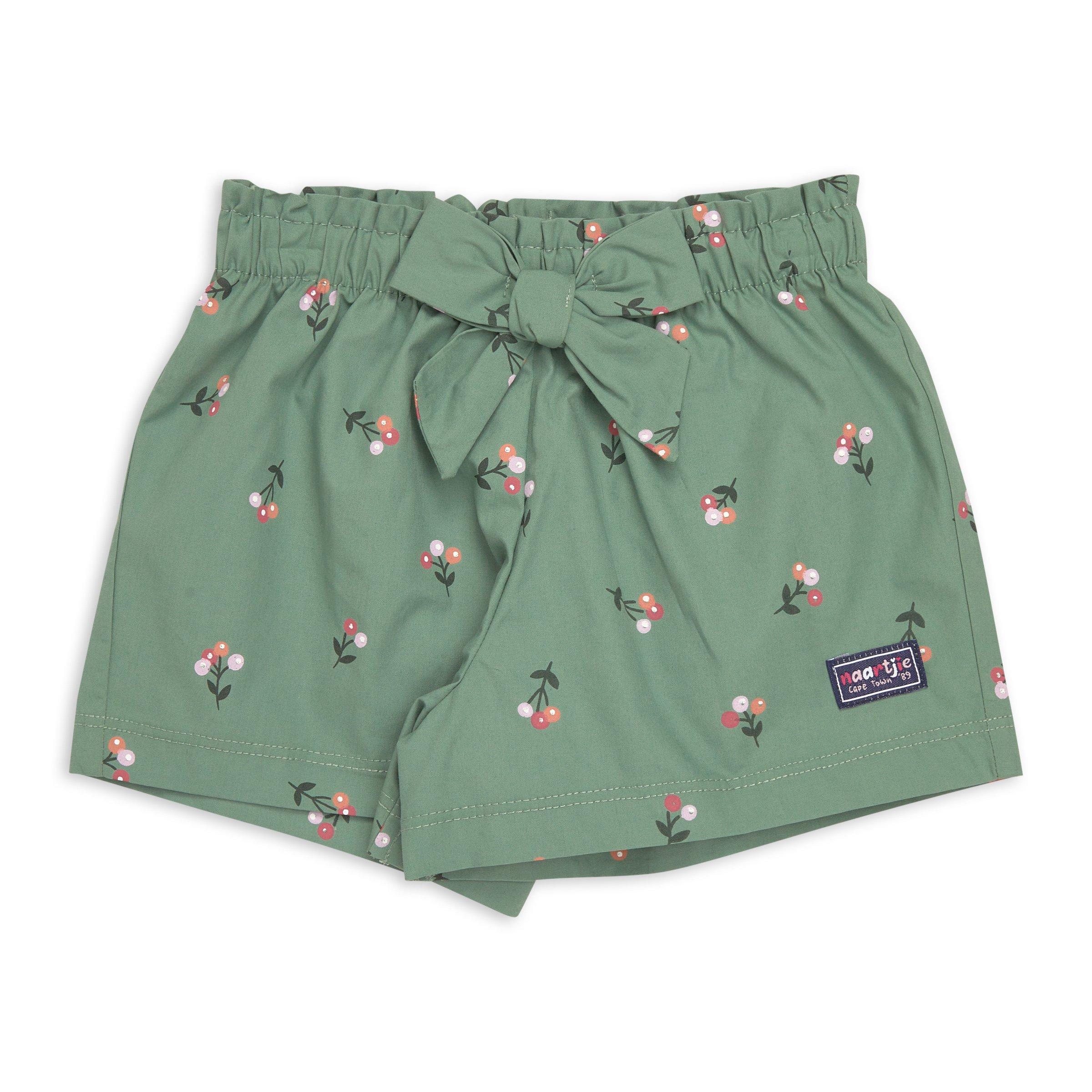 Baby Girls Green Shorts (3186280) | Naartjie