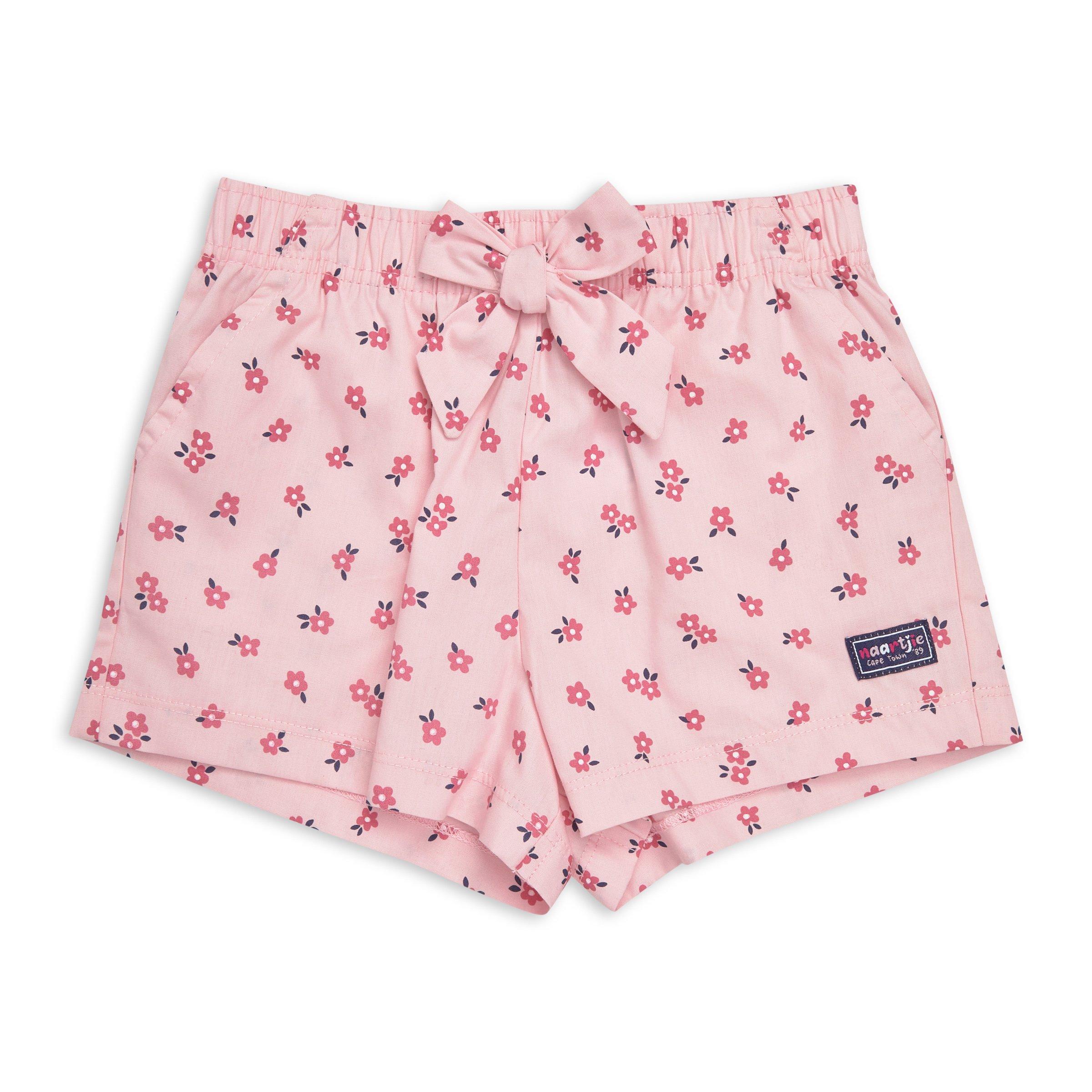 Baby Girls Pink Floral Shorts (3186281) | Naartjie
