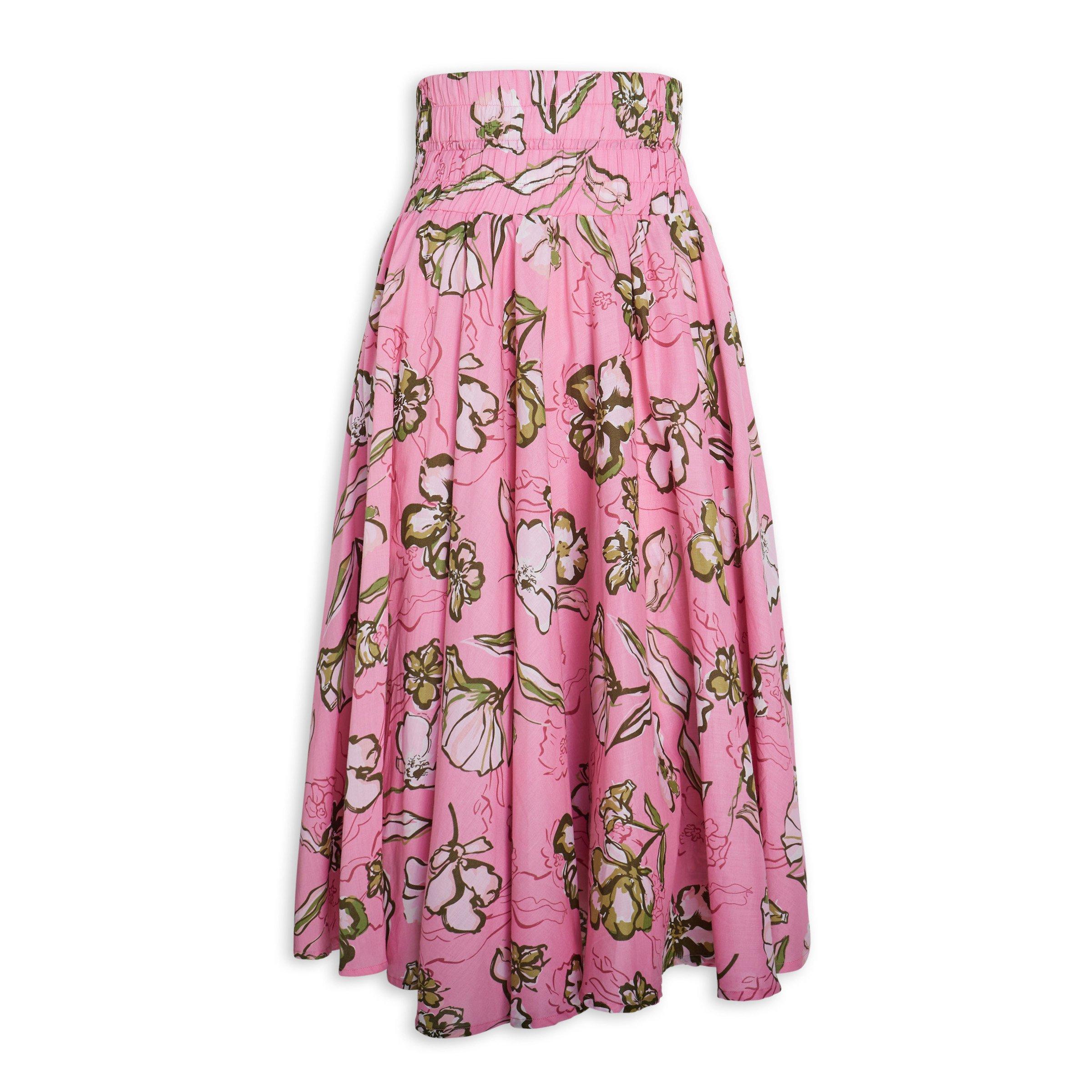 Floral Print A-line Skirt (3186364) | Truworths