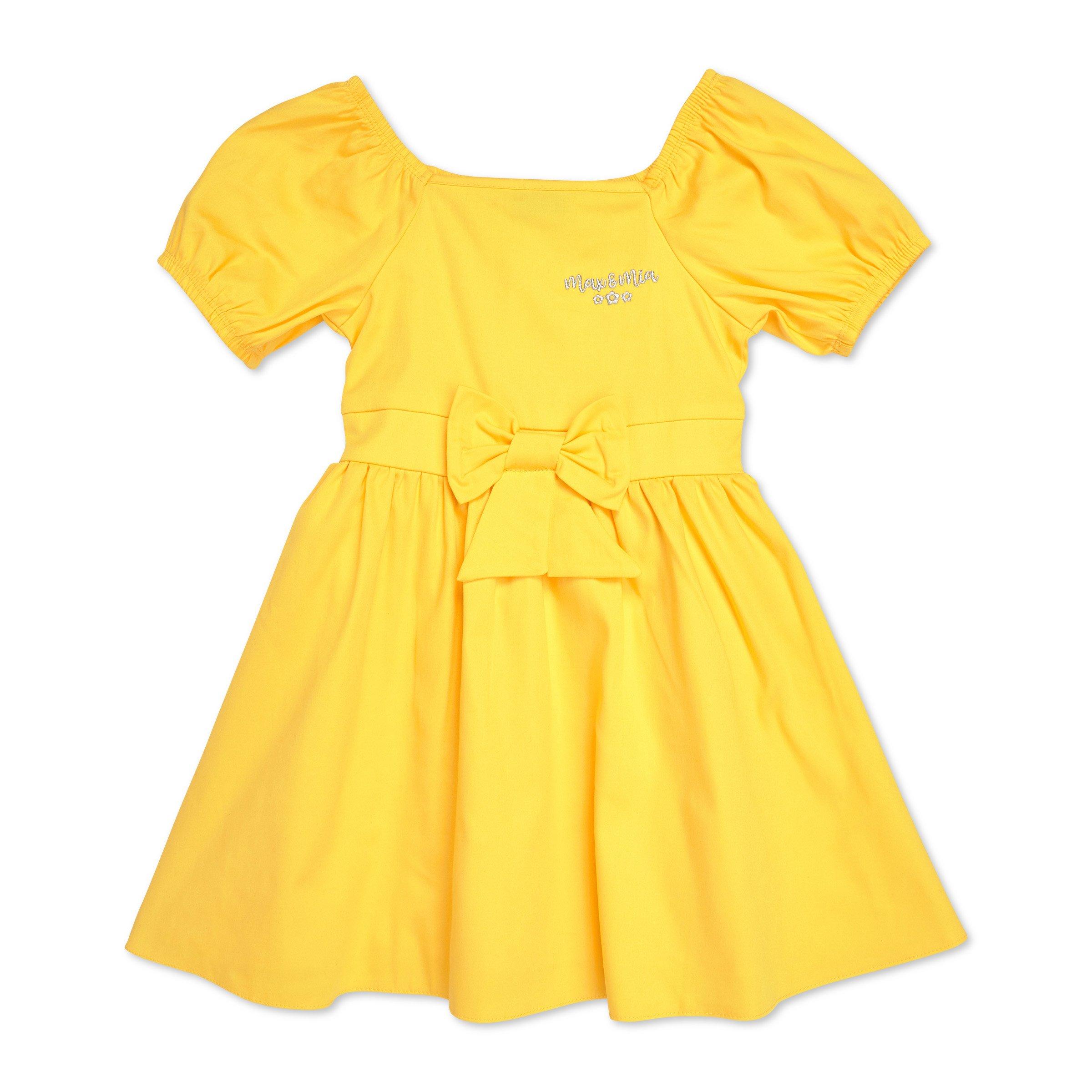 Kid Girls Yellow Party Dress (3186463) | Max & Mia