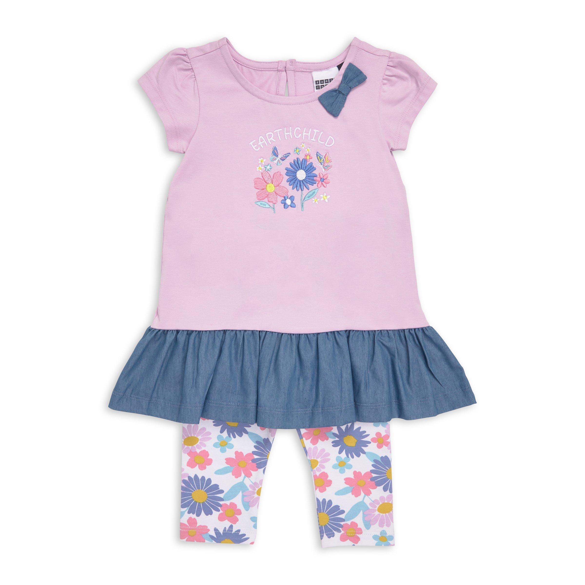 Baby Girls Dress and Leggings Set (3186734) | Earthchild