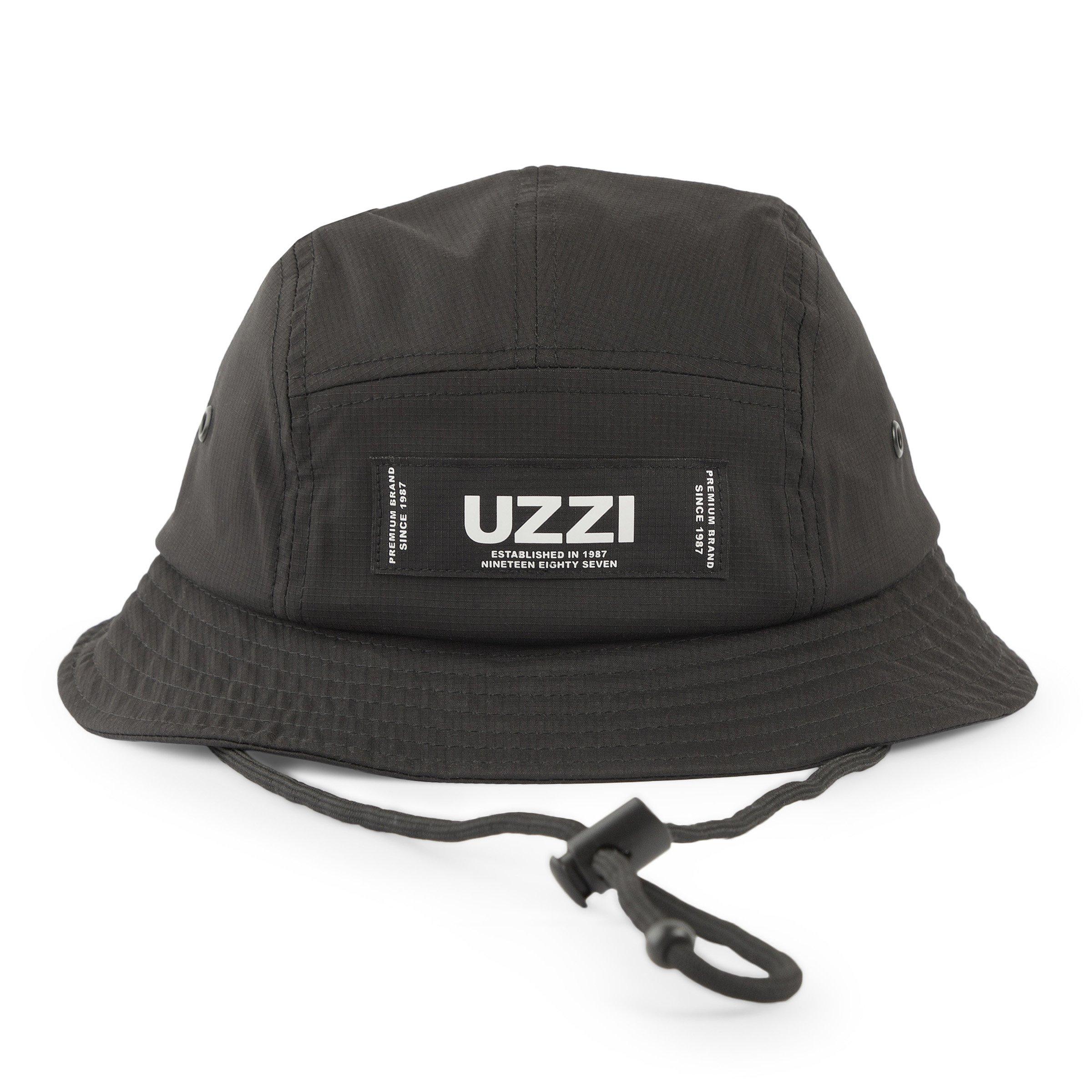 Black Wide Brim Bucket Hat (3186772) | UZZI
