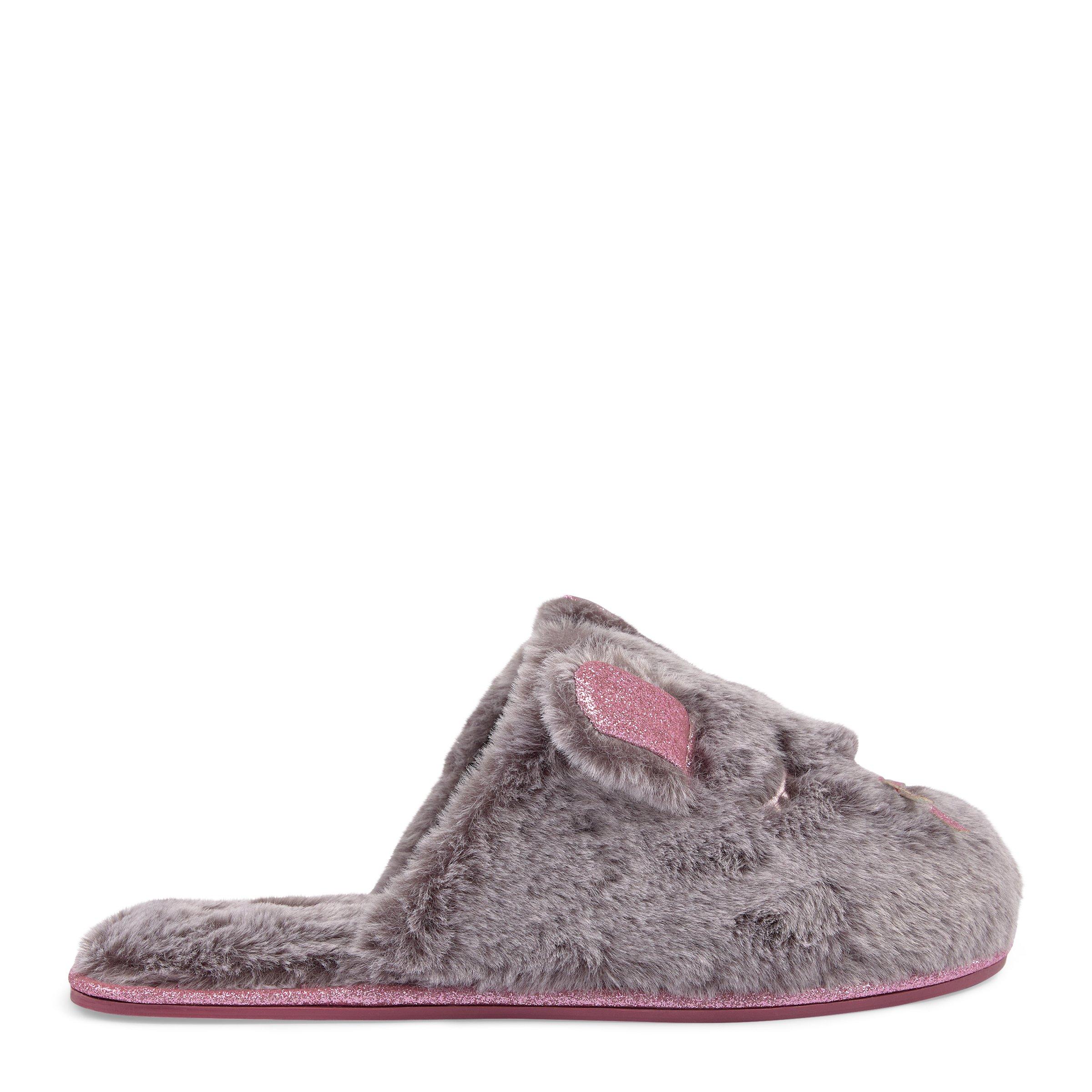 Grey Novelty Closed Toe Slippers (3186819) | Identity