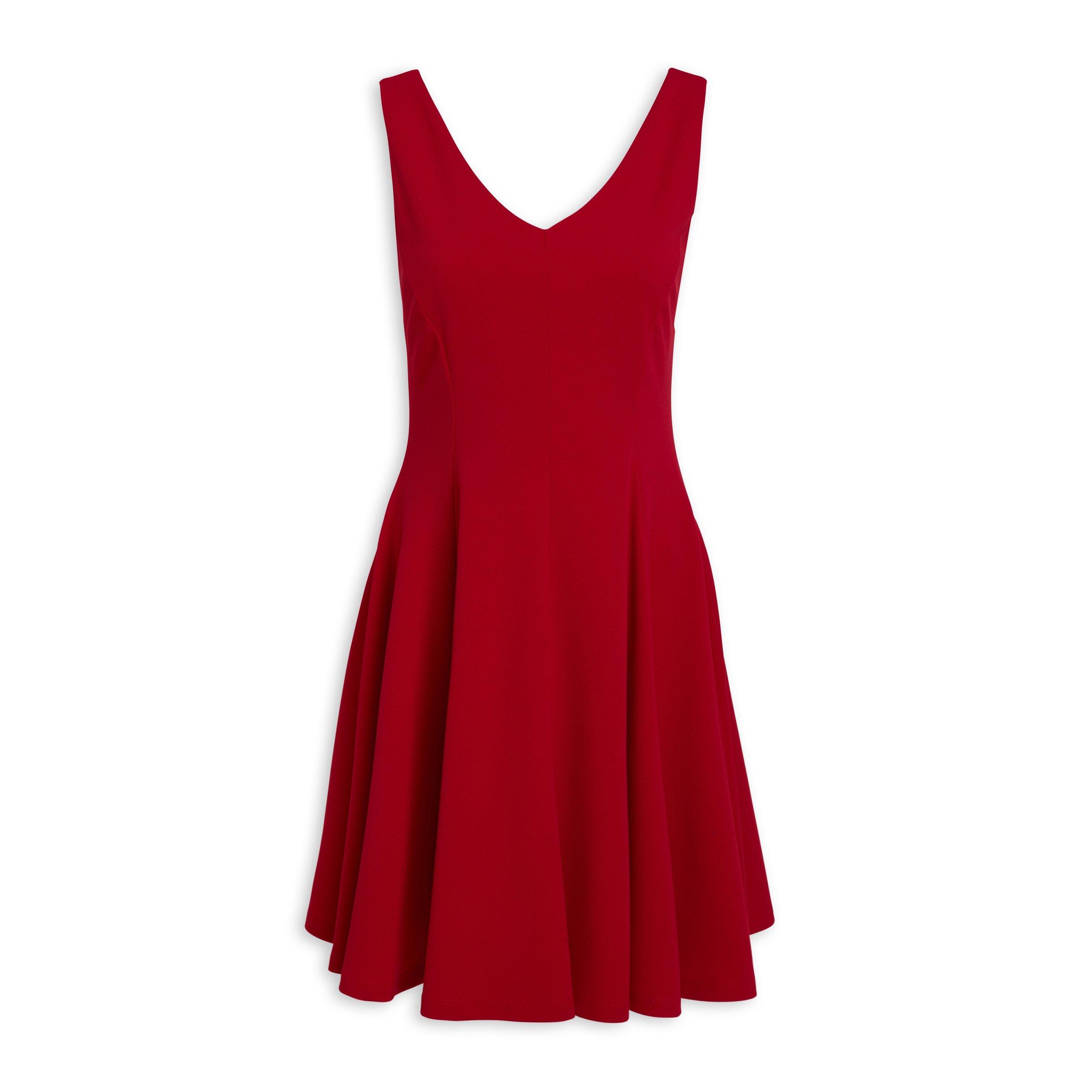 Red Fit and Flare Dress (3186866) | Truworths